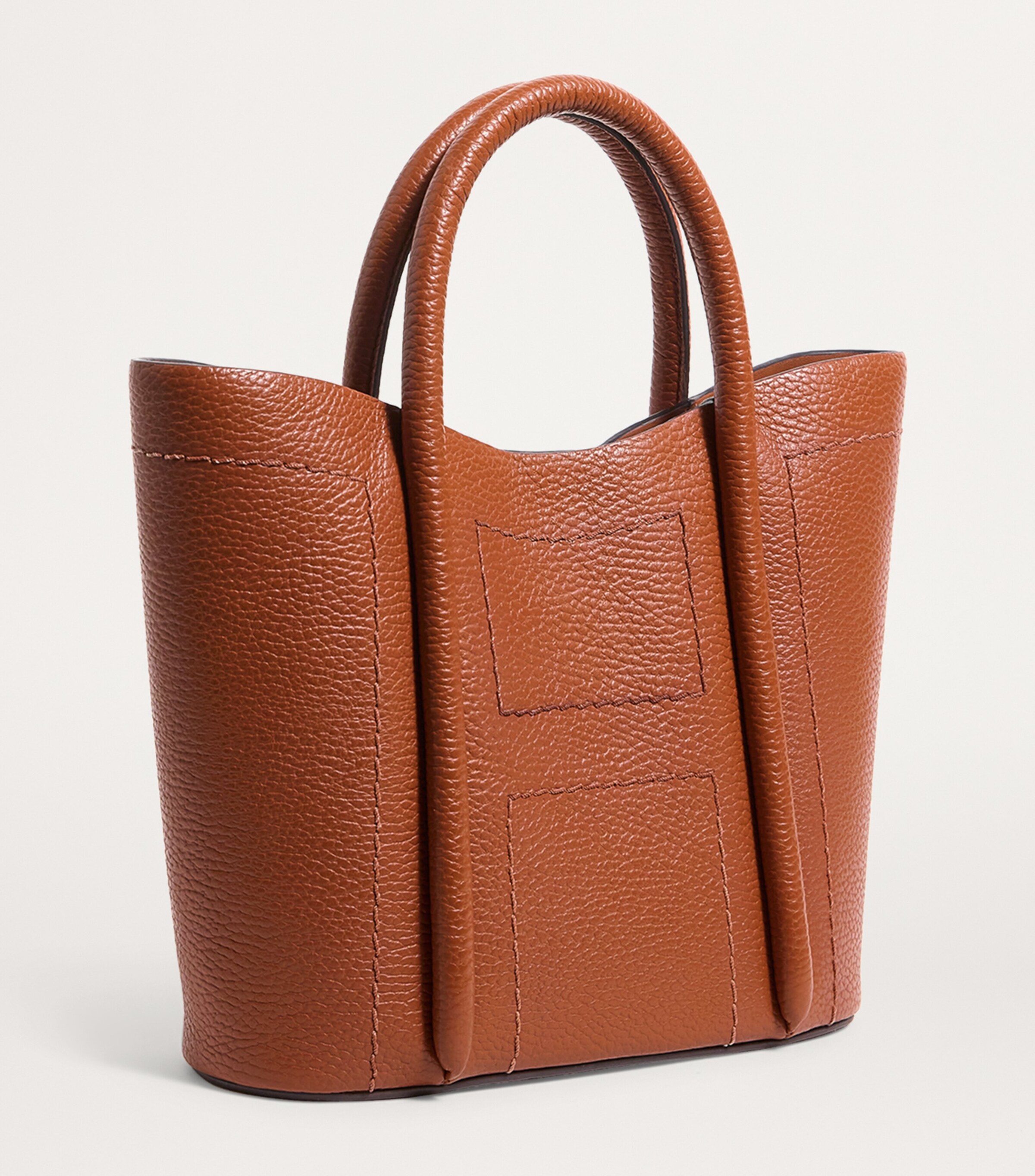 Harrods Tan Grab Leather Rope Tote Bag | Harrods IN