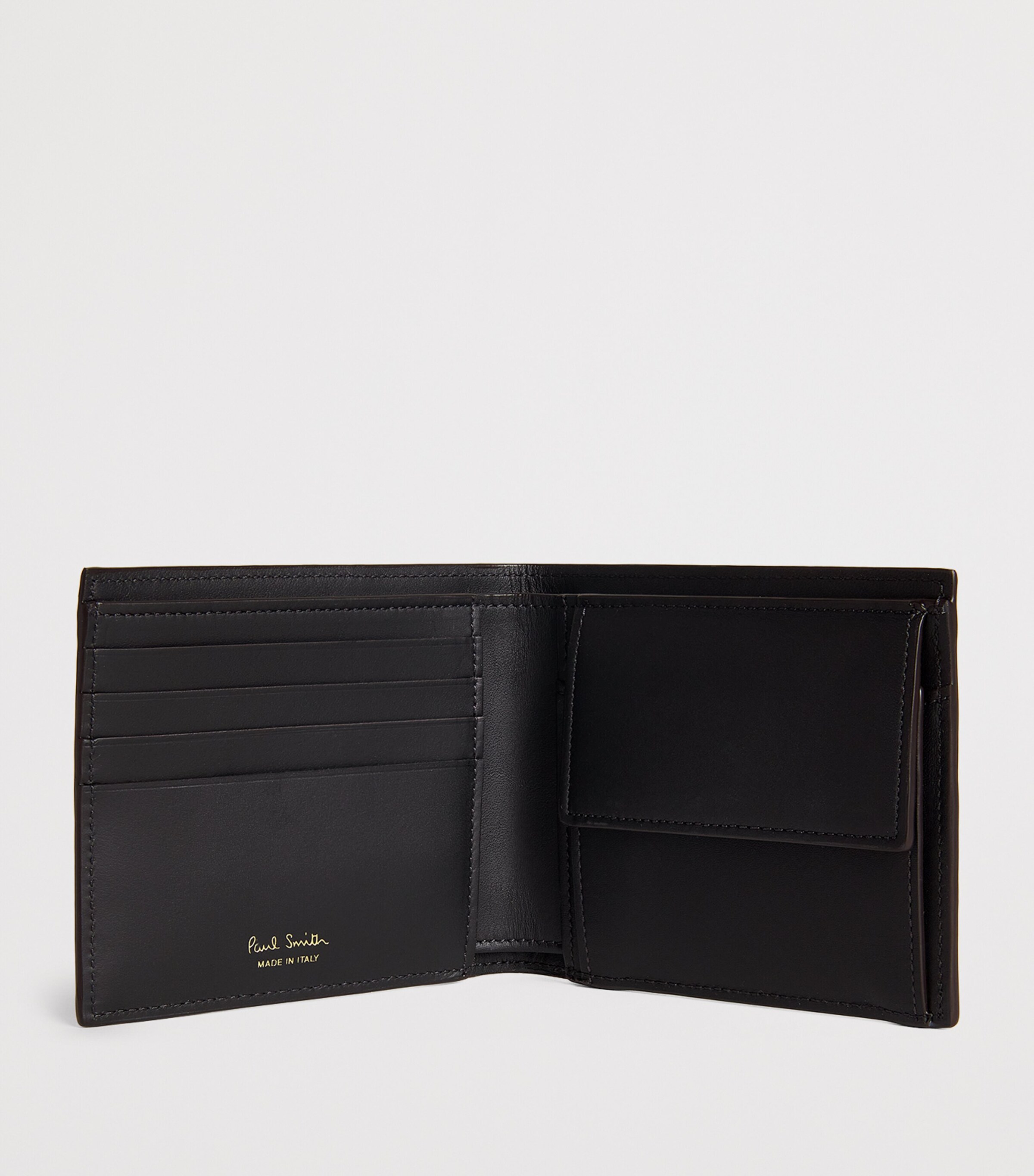 Paul Smith Black Leather Signature Stripe Wallet | Harrods US