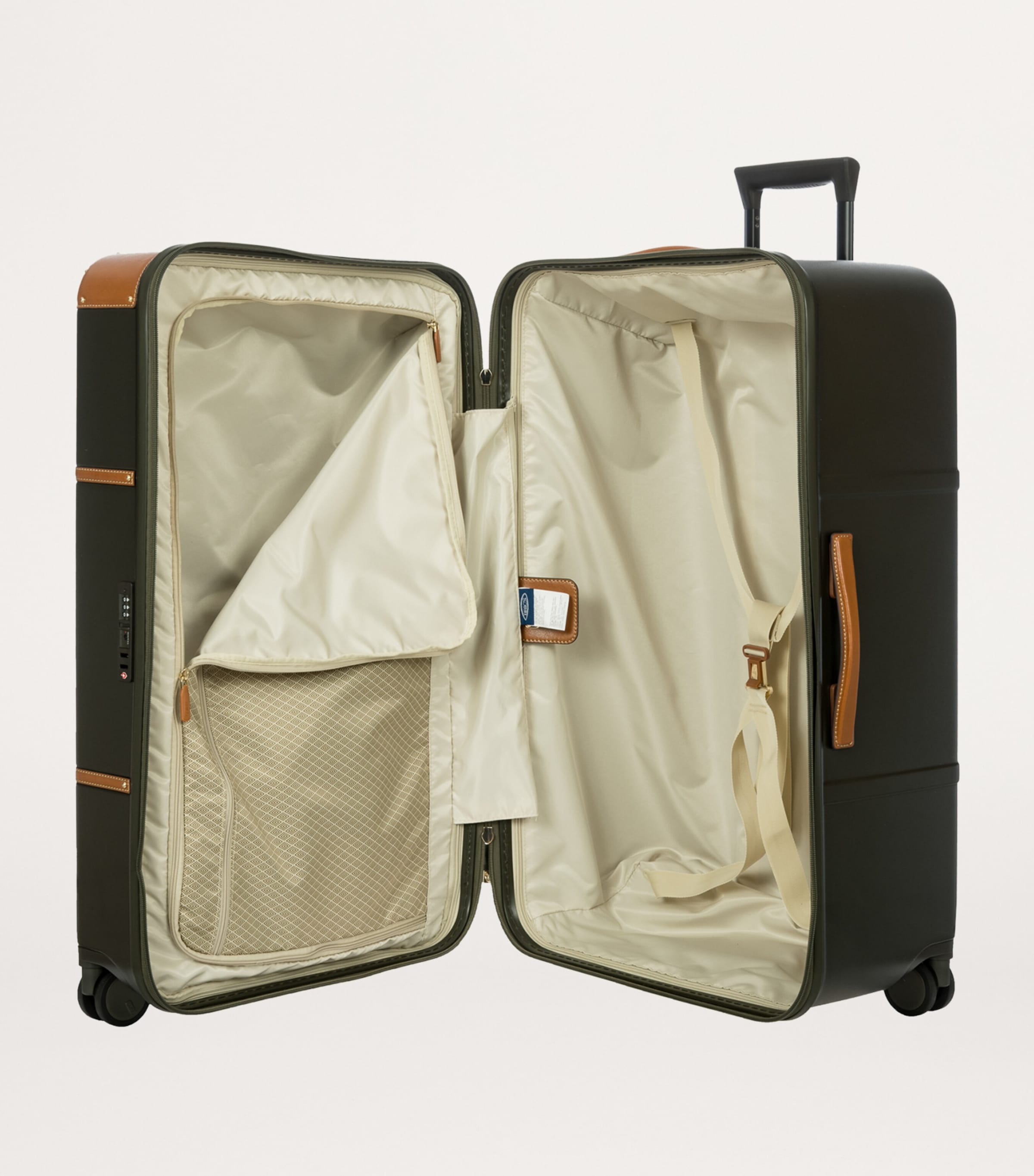 Bric's Green Bellagio 3 Wheeled Trunk (80cm) | Harrods HK