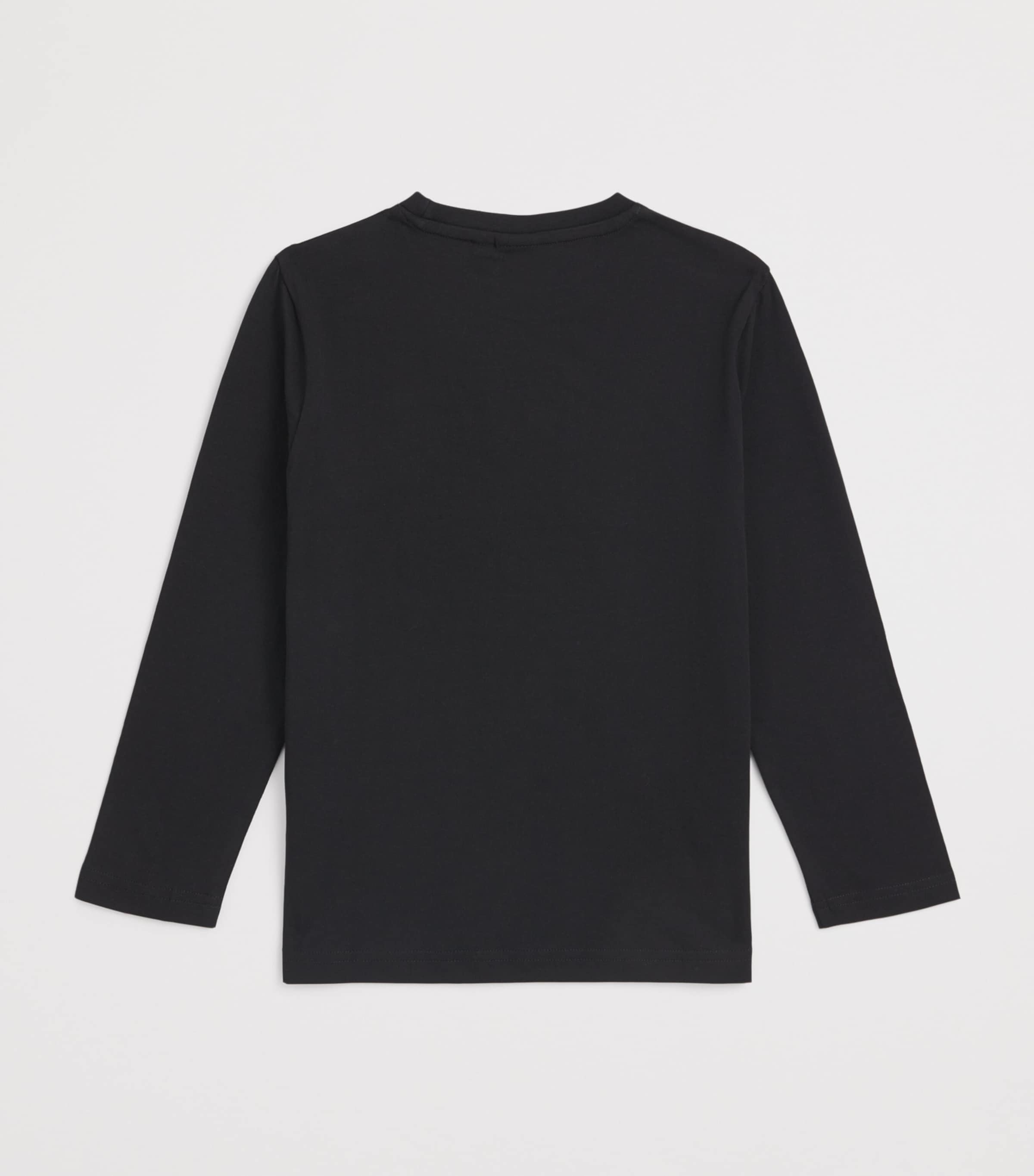 BOSS Kidswear Black Cotton Logo Long-Sleeve T-Shirt (4-16 Years ...