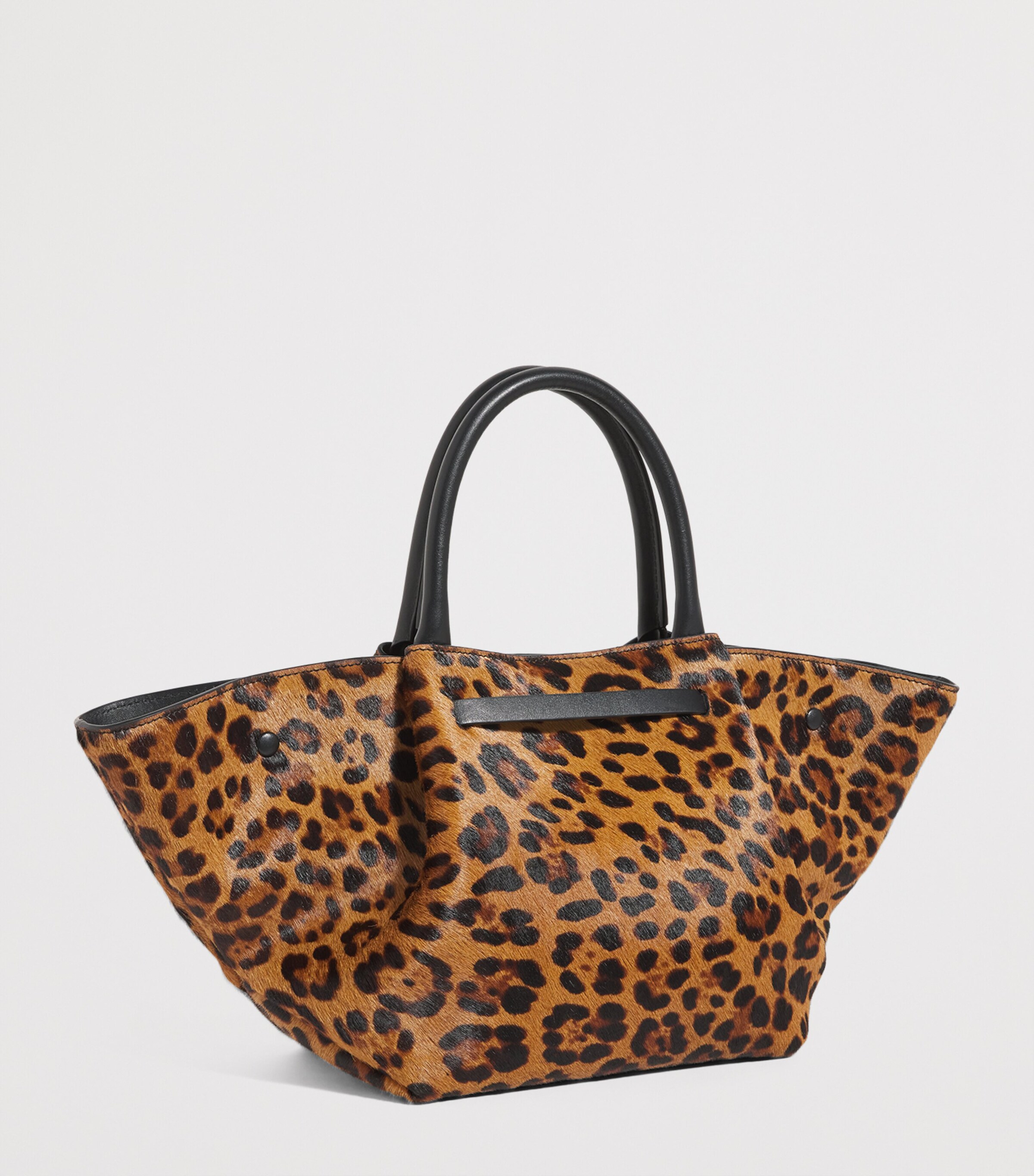Demellier Multi Medium Leopard-Effect Calf Hair New York Tote Bag ...