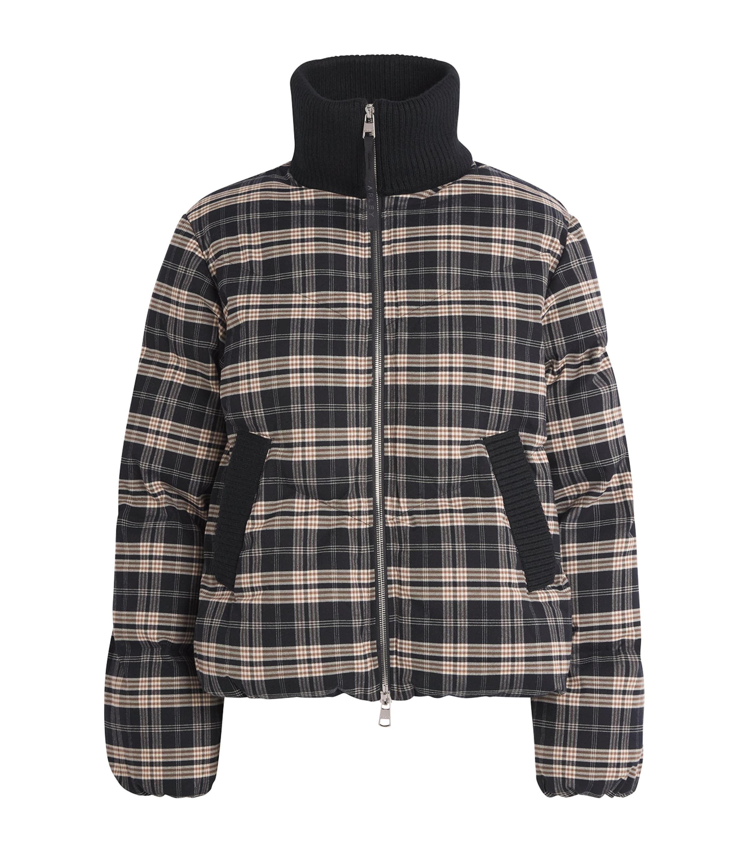 Varley Multi Brushed-Flannel Check Bryony Puffer Jacket | Harrods IN