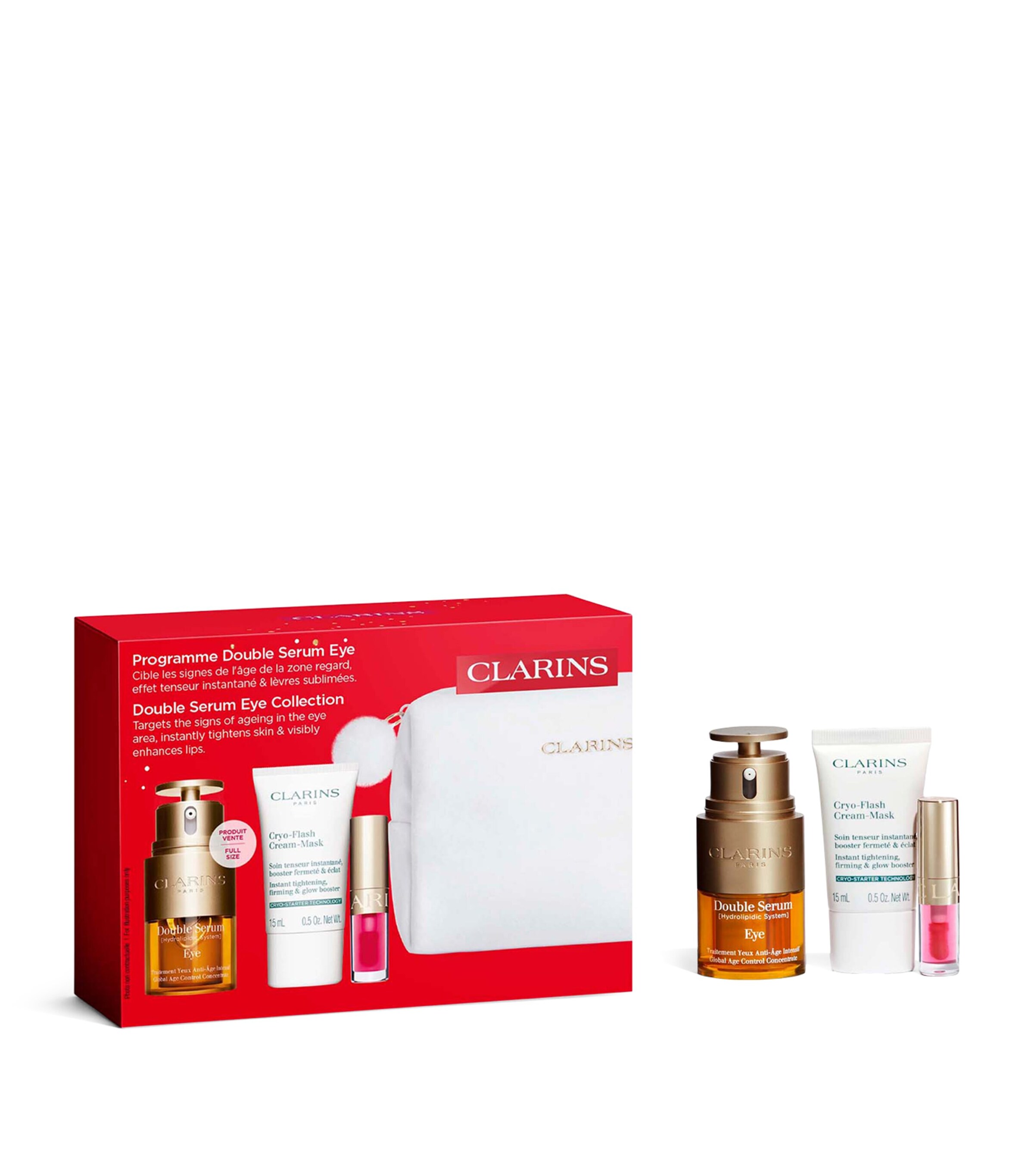 Clarins Clarins Double Serum Eye Collection Gift Set | Harrods SG