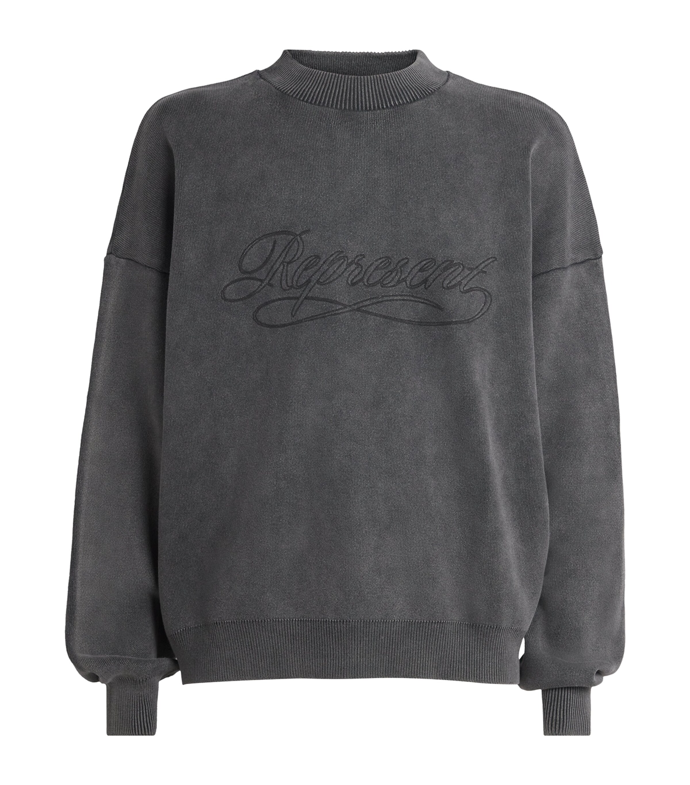 Represent Grey Logo Sweatshirt | Harrods UK