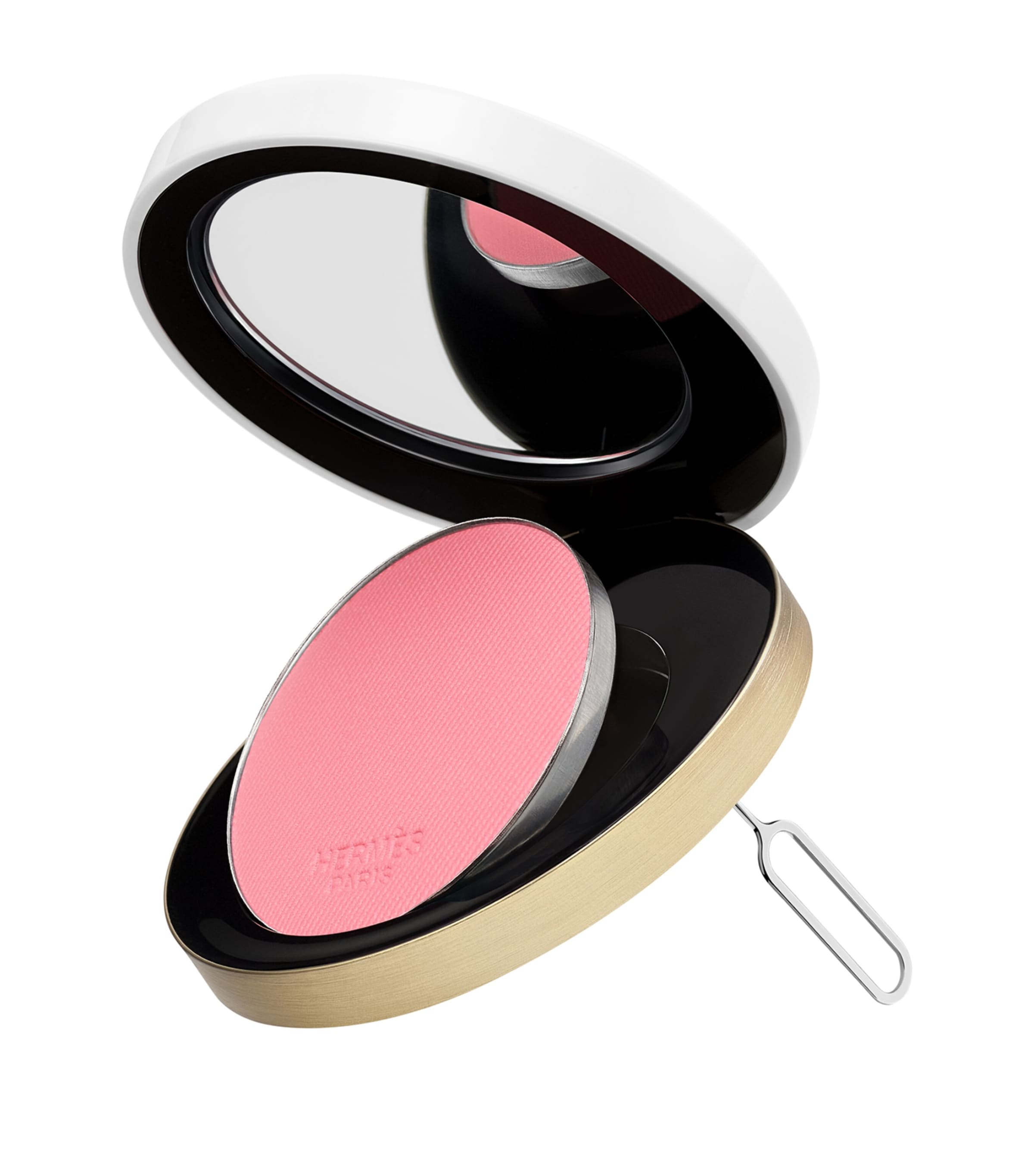 HERMÈS Rose Hermès Silky Blush Powder - 35 Rose Dore Refill | Harrods UK