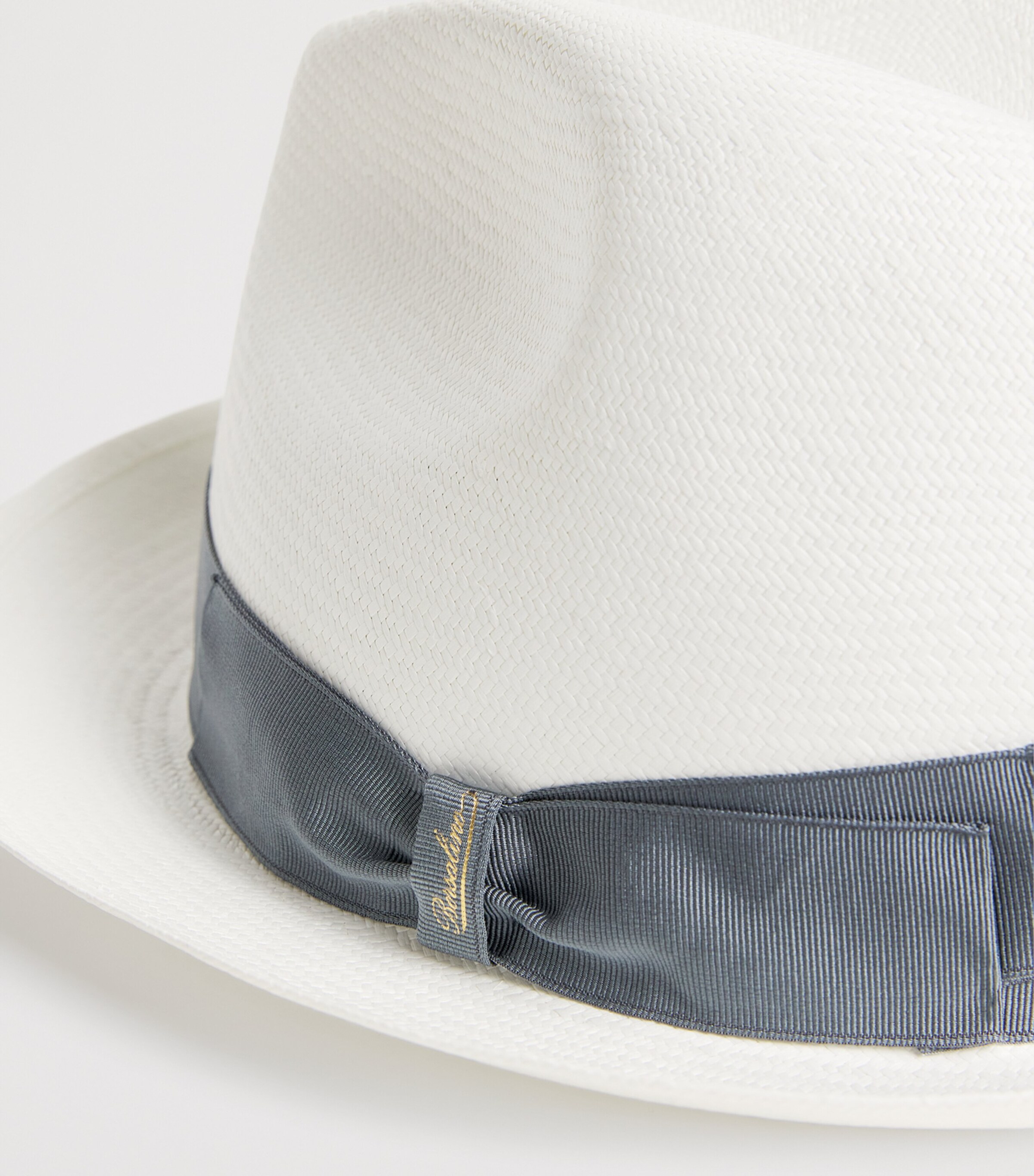 Borsalino Multi Small Straw Trilby Hat | Harrods US