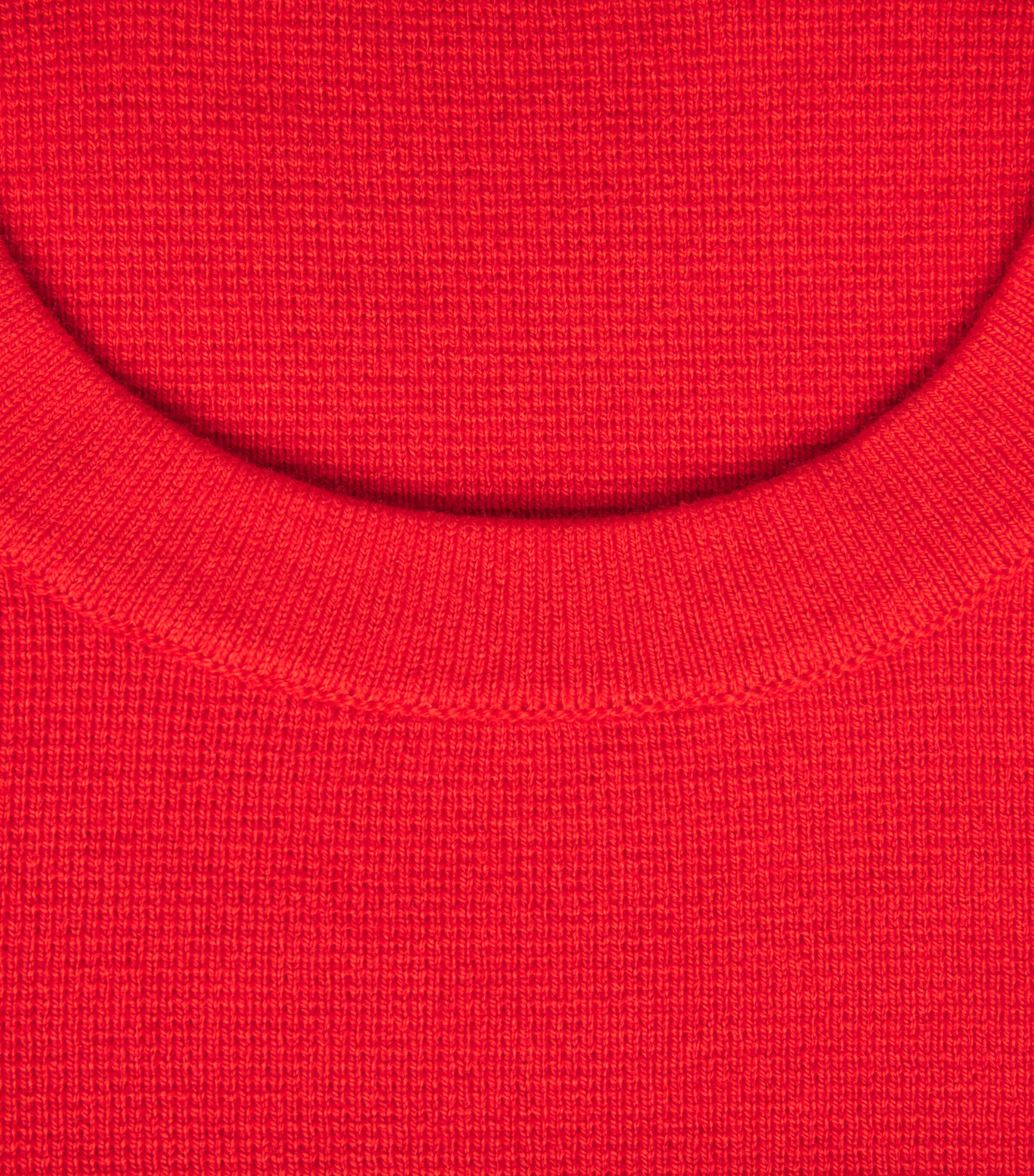ME+EM Red Milano Knit Short-Sleeve Sweater | Harrods US