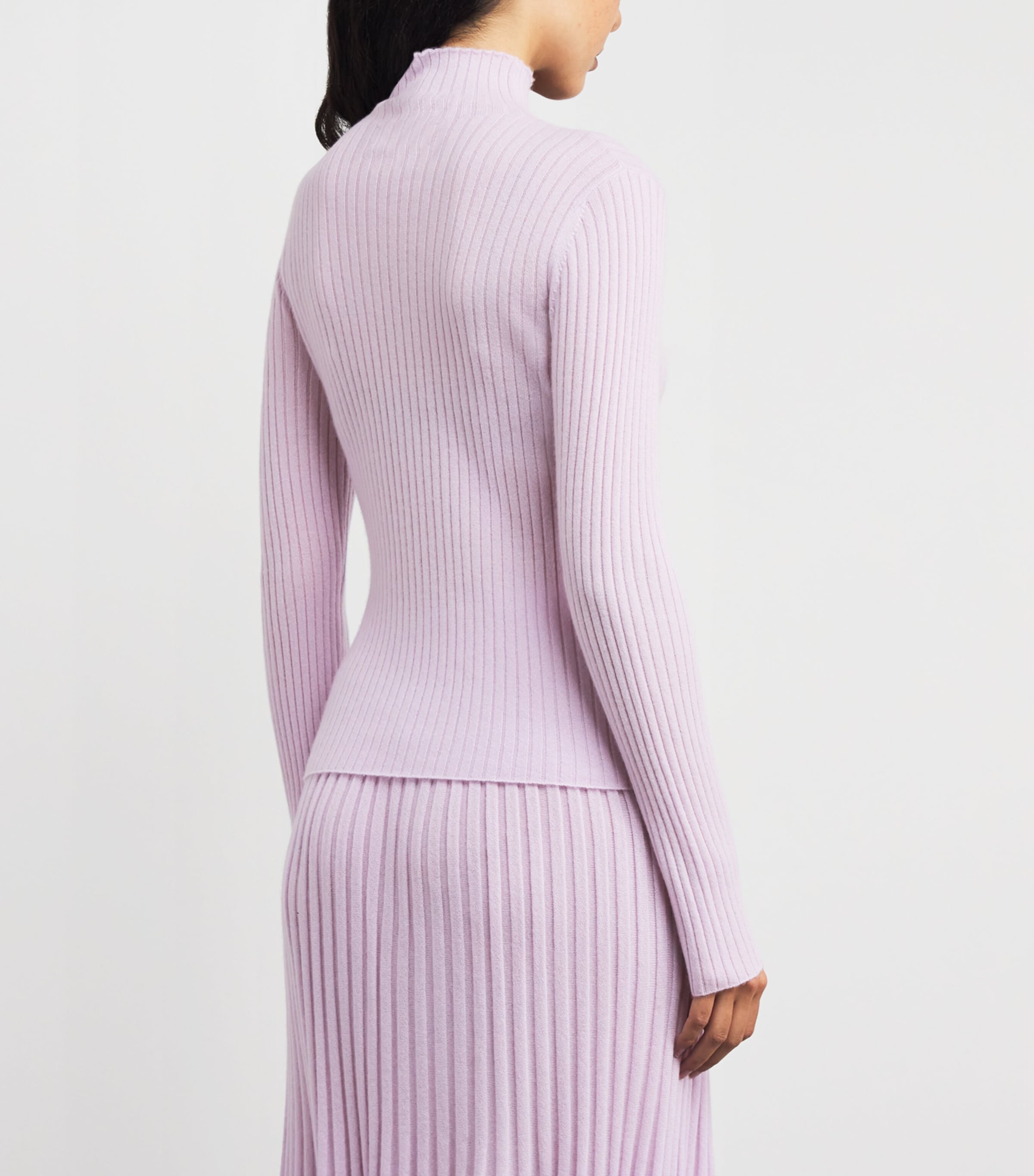 arch 4 Purple Cashmere High-Neck Ariana Top | Harrods US