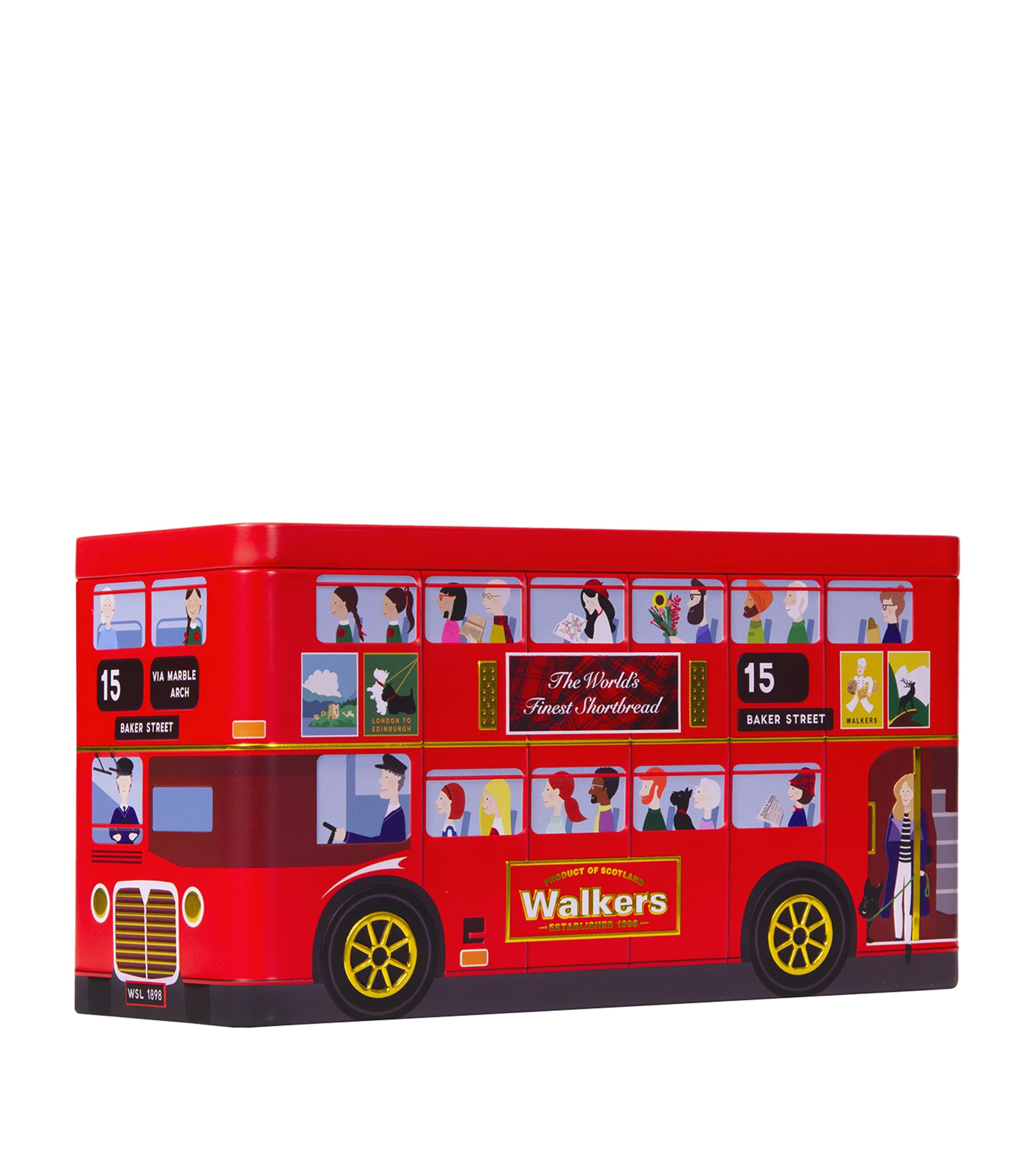 Walkers London Bus Shortbread Tin (250g) | Harrods UK