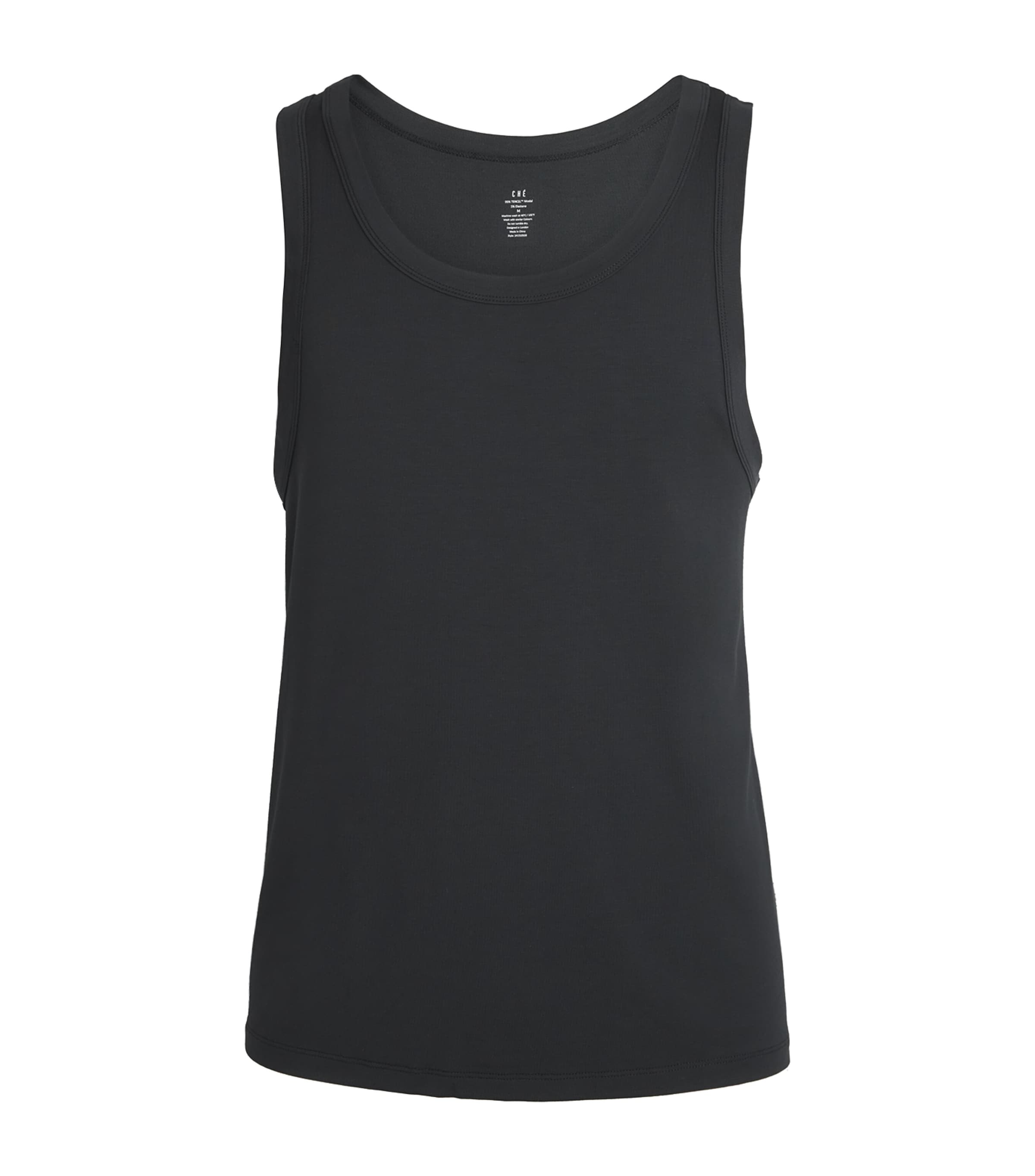 CHÉ Black Modal-Blend Body Tank Top | Harrods AU