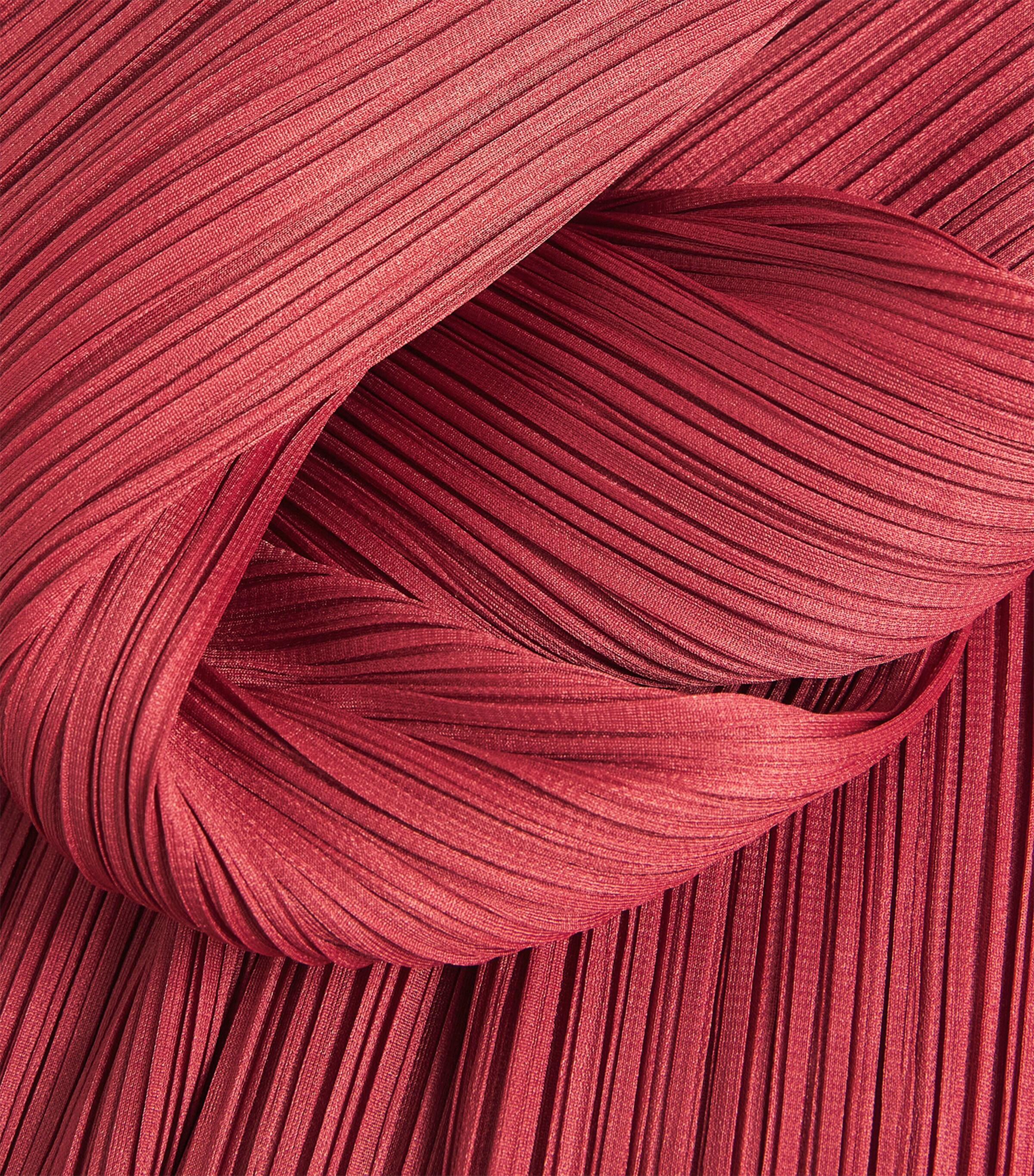 Pleats Please Issey Miyake Red Lamp Shade Midi Dress | Harrods US