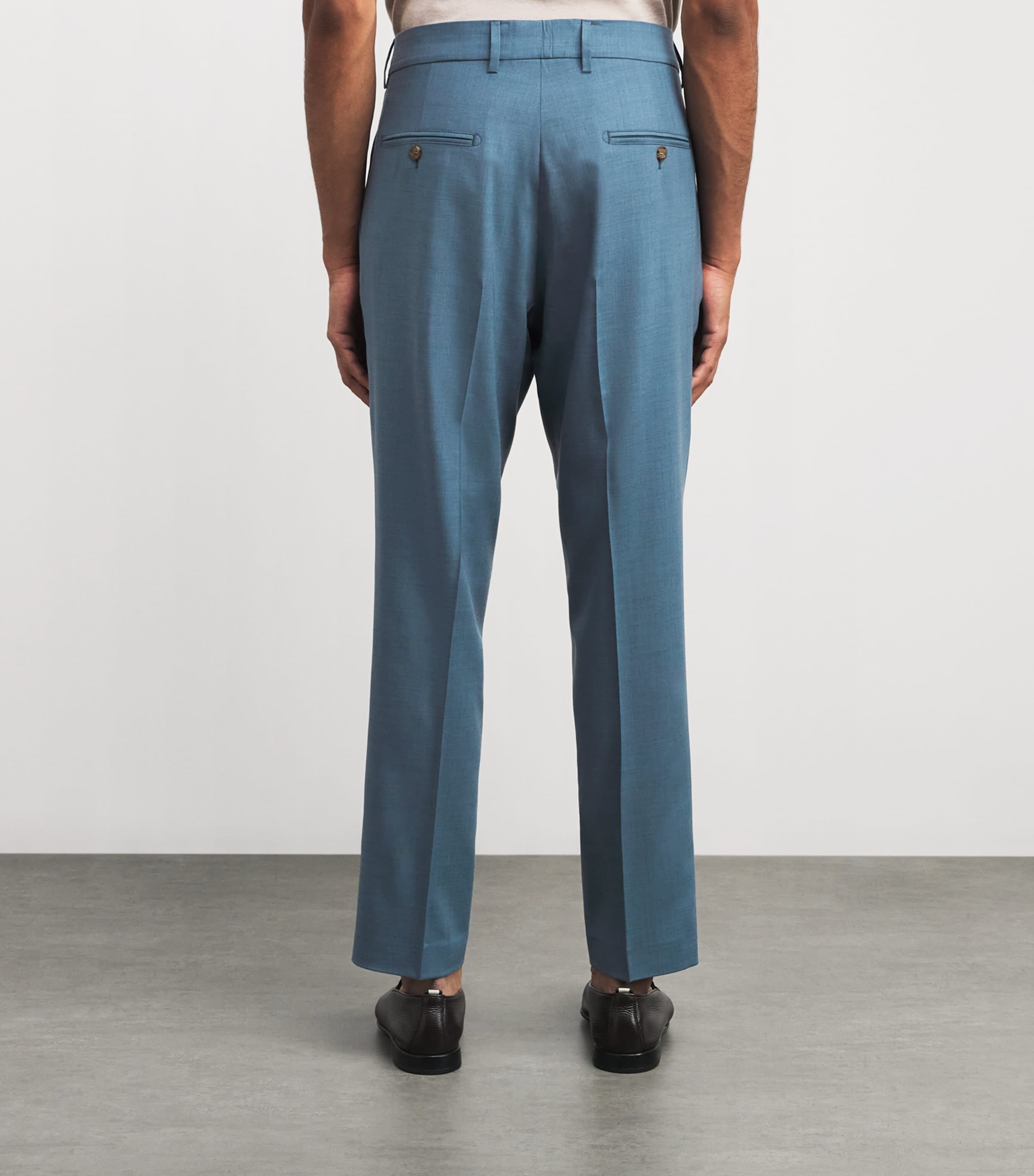 Colombo Blue Cashmere Suit Trousers | Harrods CA
