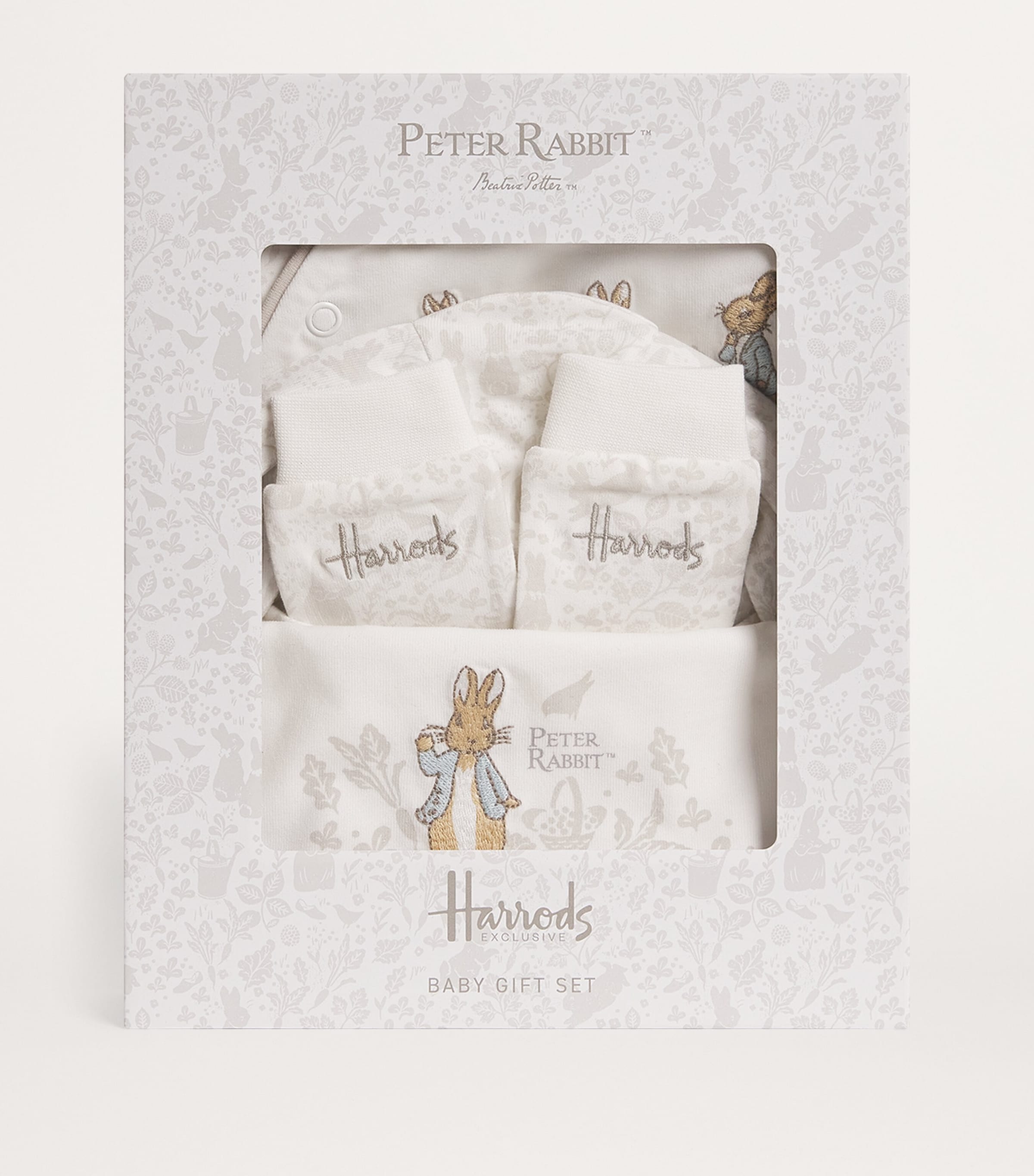 Harrods White Peter Rabbit Baby Gift Set (0-9 Months) | Harrods US