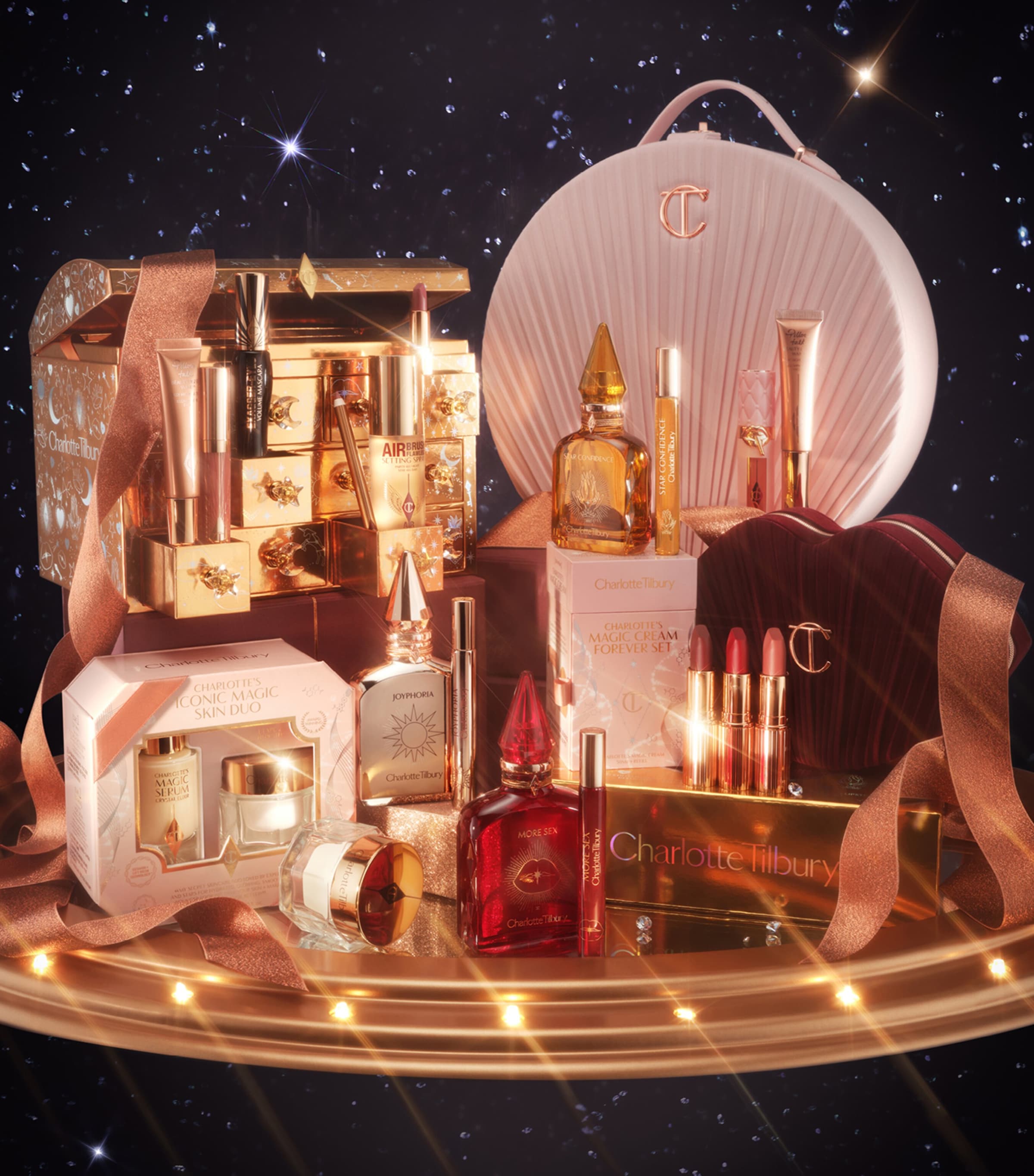 Charlotte Tilbury Beauty Treasure Chest Advent Calendar | Harrods AU