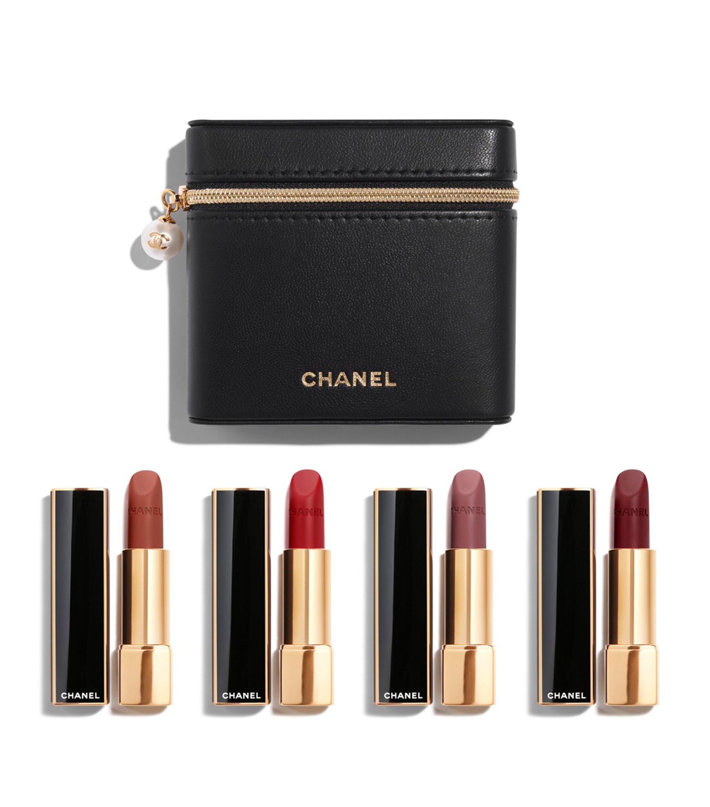 CHANEL ROUGE ALLURE VELVET LES PERLES Luminout Matte Lip Colour (Set of ...