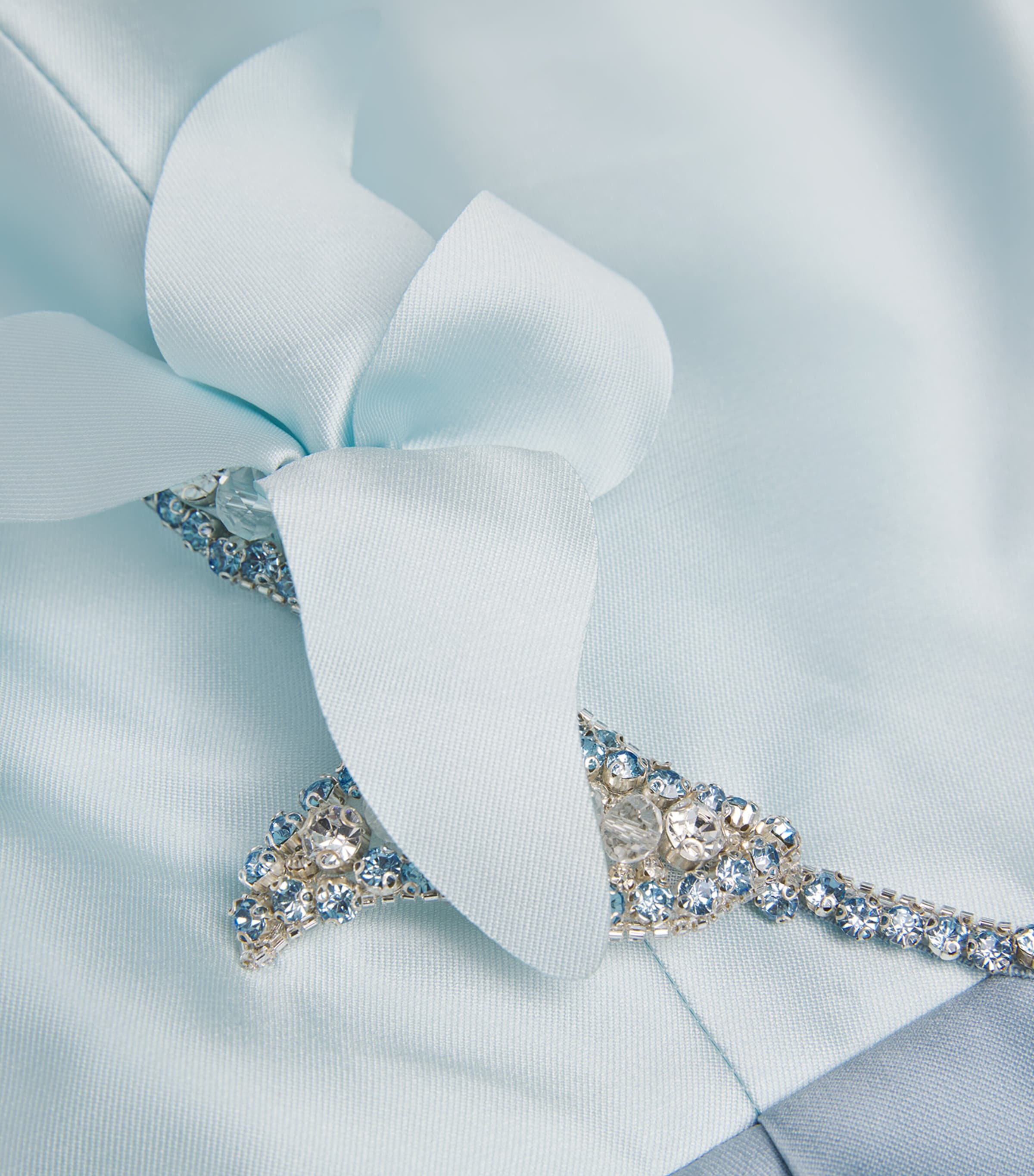 SABINA BILENKO Blue Embellished Monica Midi Dress | Harrods CA