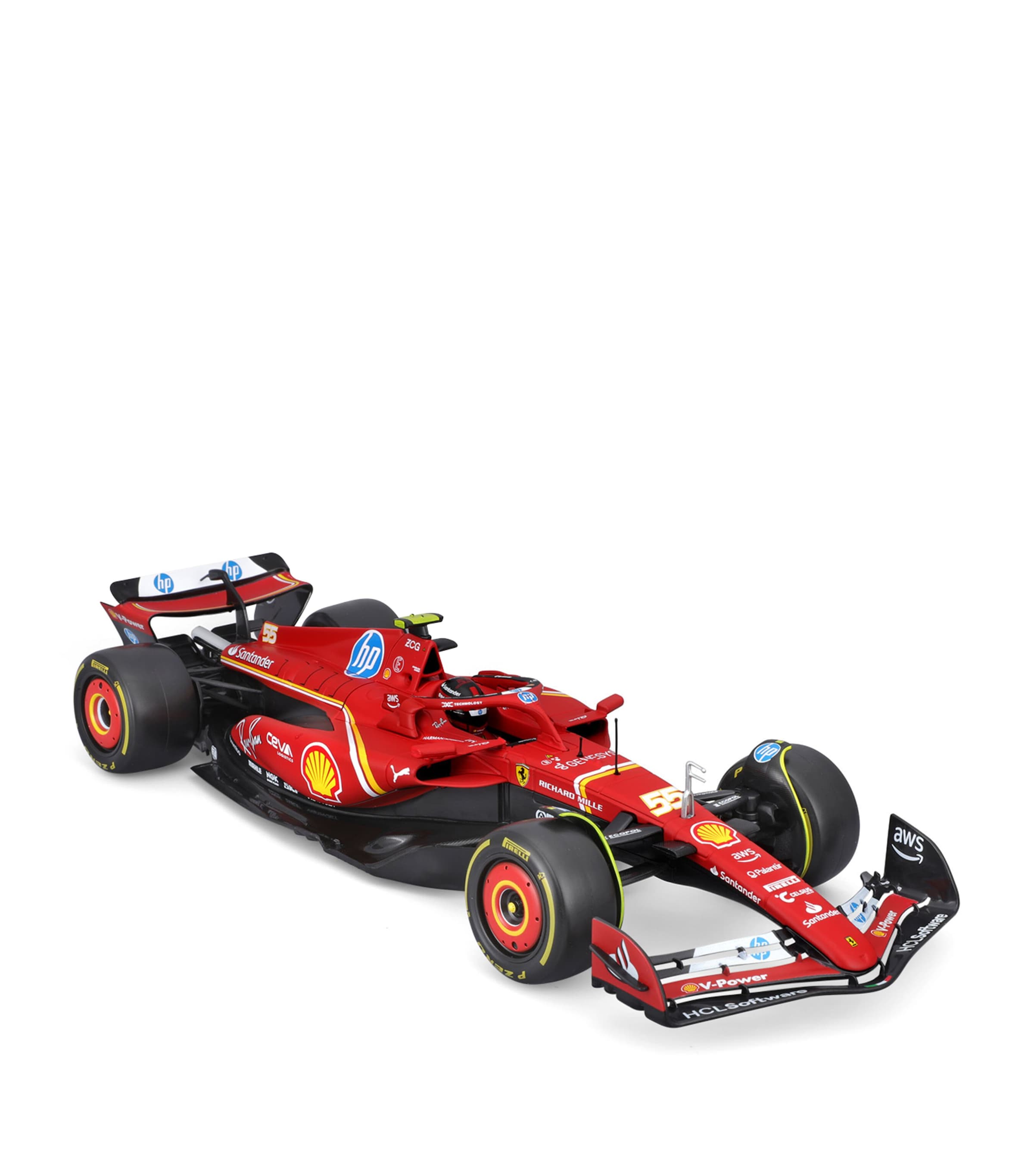 Bburago Ferrari F1 SF-24 Charles Leclerc 2024 1:18 Model | Harrods MX