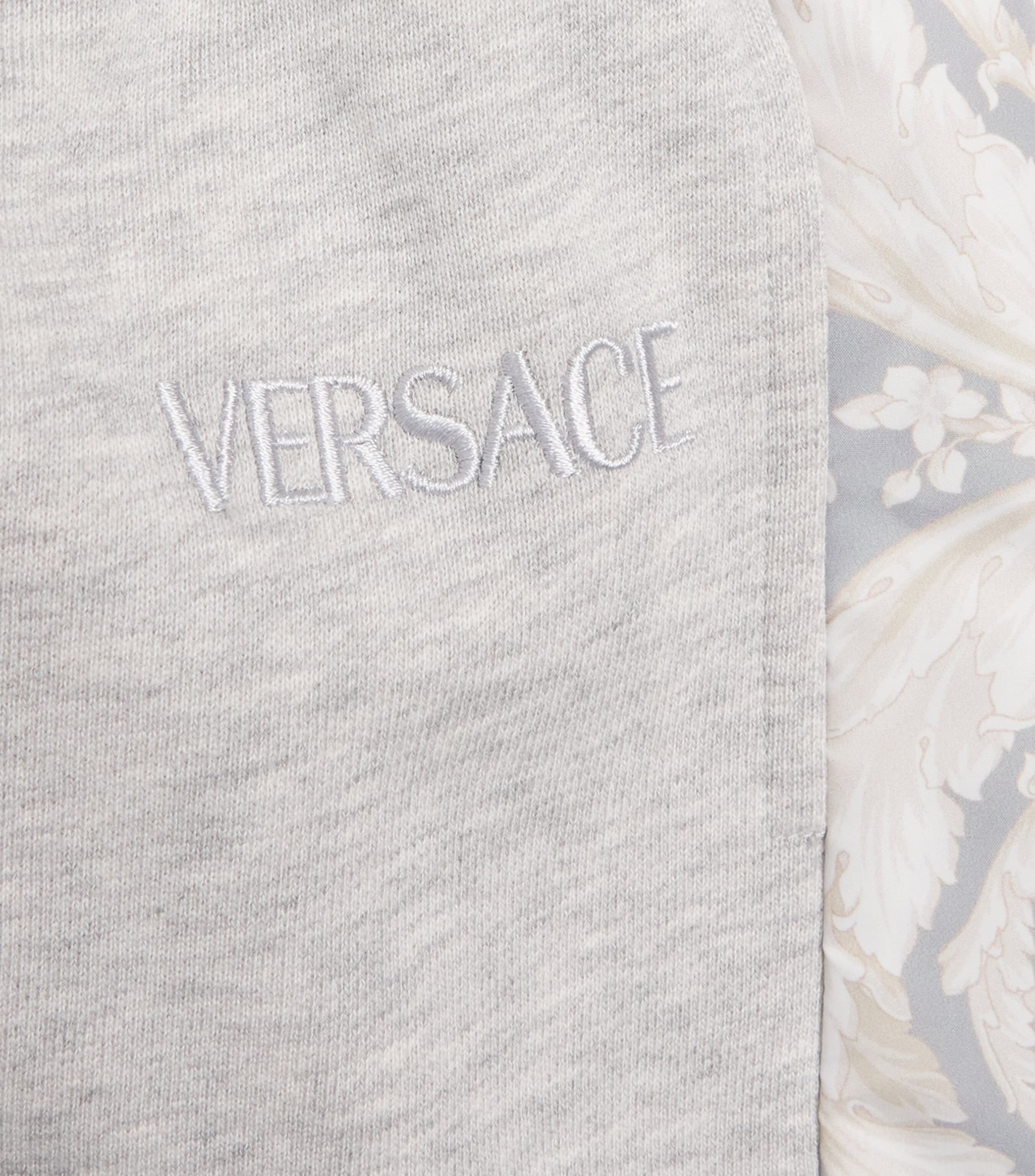 Versace Kids Grey Cotton Barocco Print Sweatpants (6-14 Years) | Harrods HK