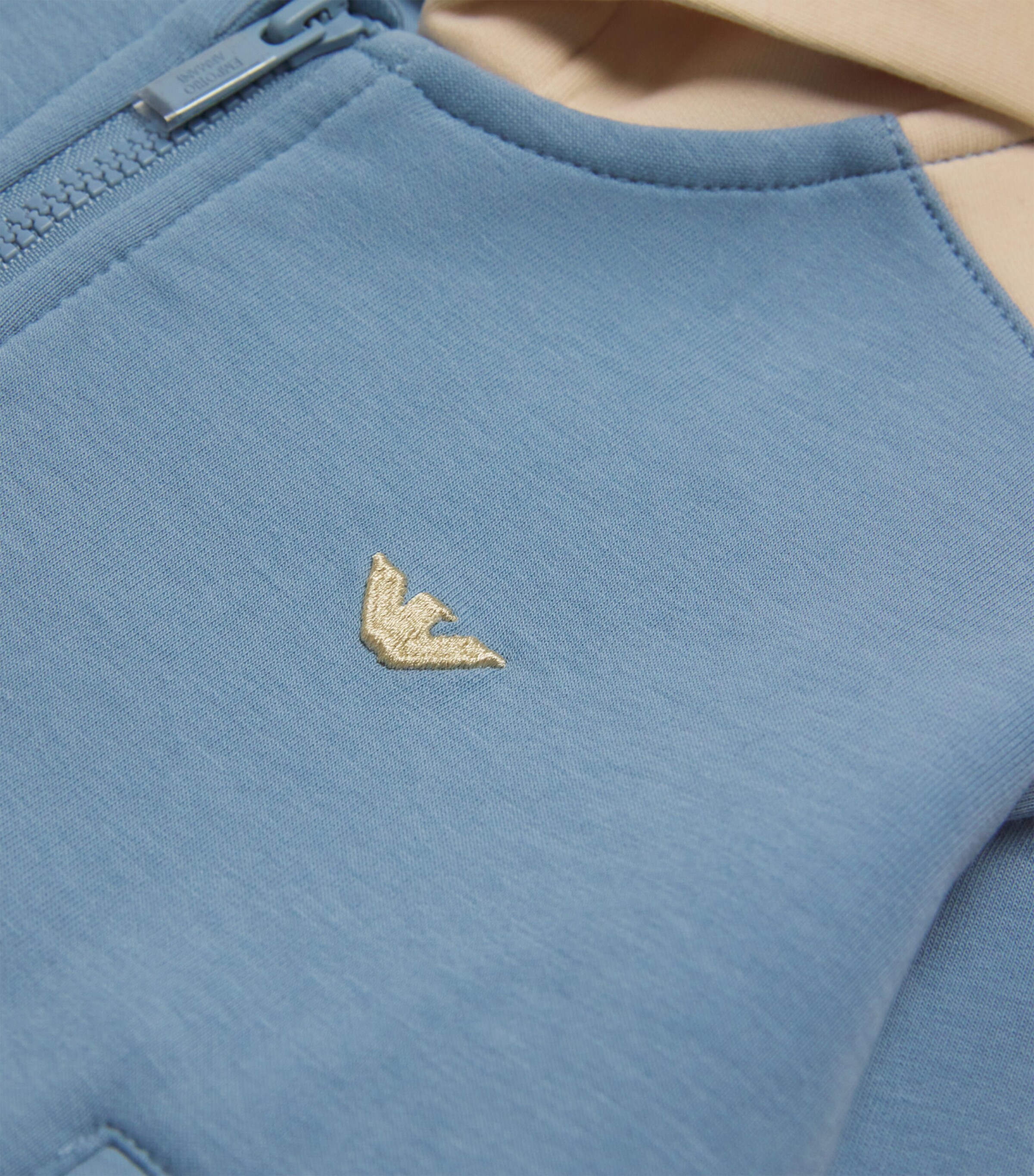 Emporio Armani Kids Cotton-Lyocell Logo Hoodie (6-36 Months) | Harrods US