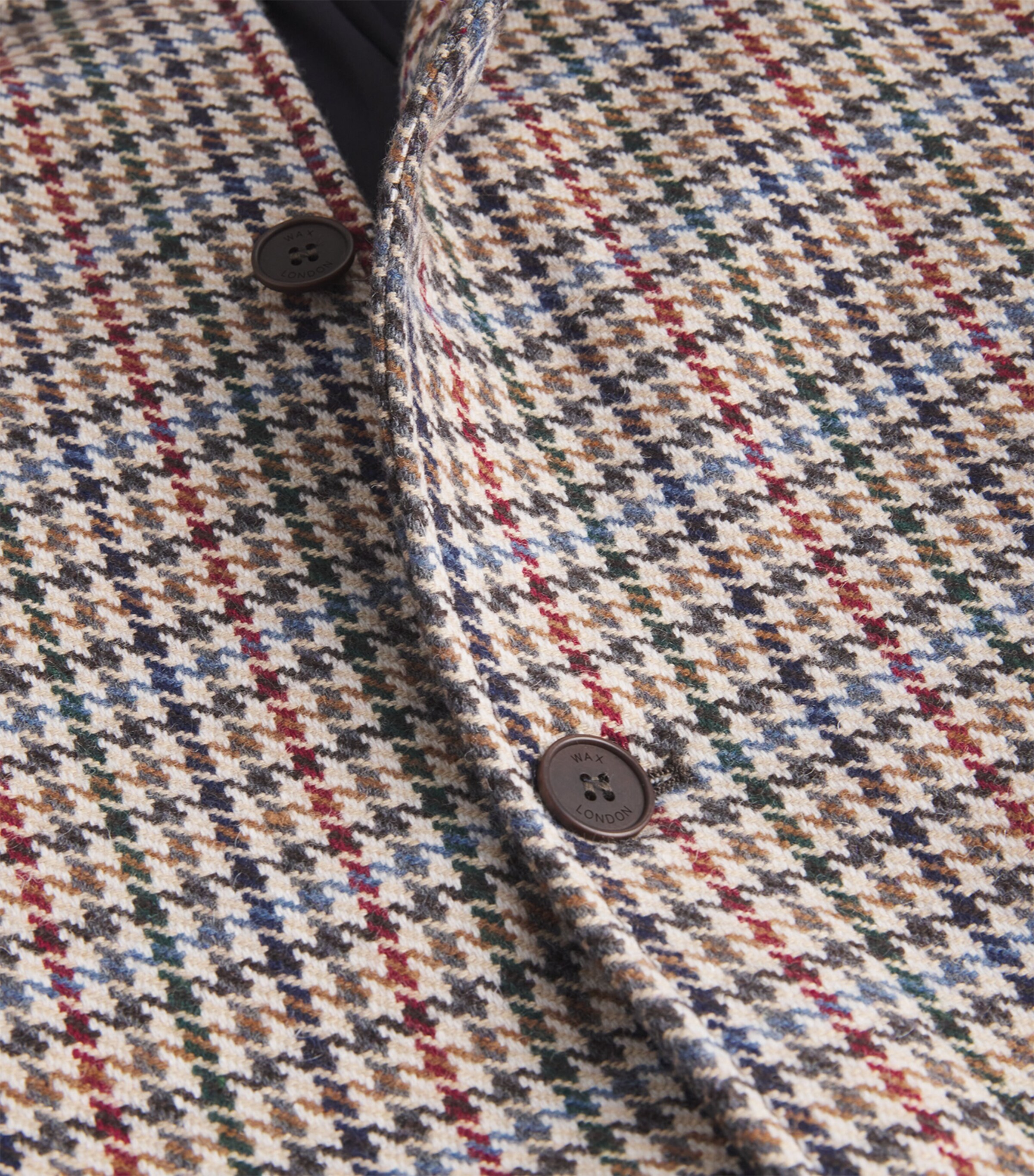 Wax London Multi Houndstooth Overcoat | Harrods HK