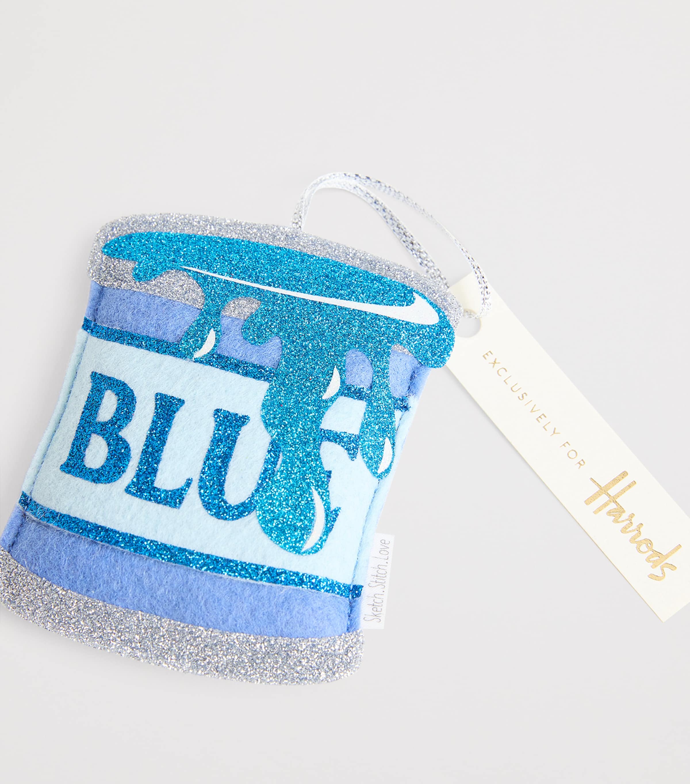 SKETCH.STITCH.LOVE Paint Tin Tree Decoration | Harrods UK
