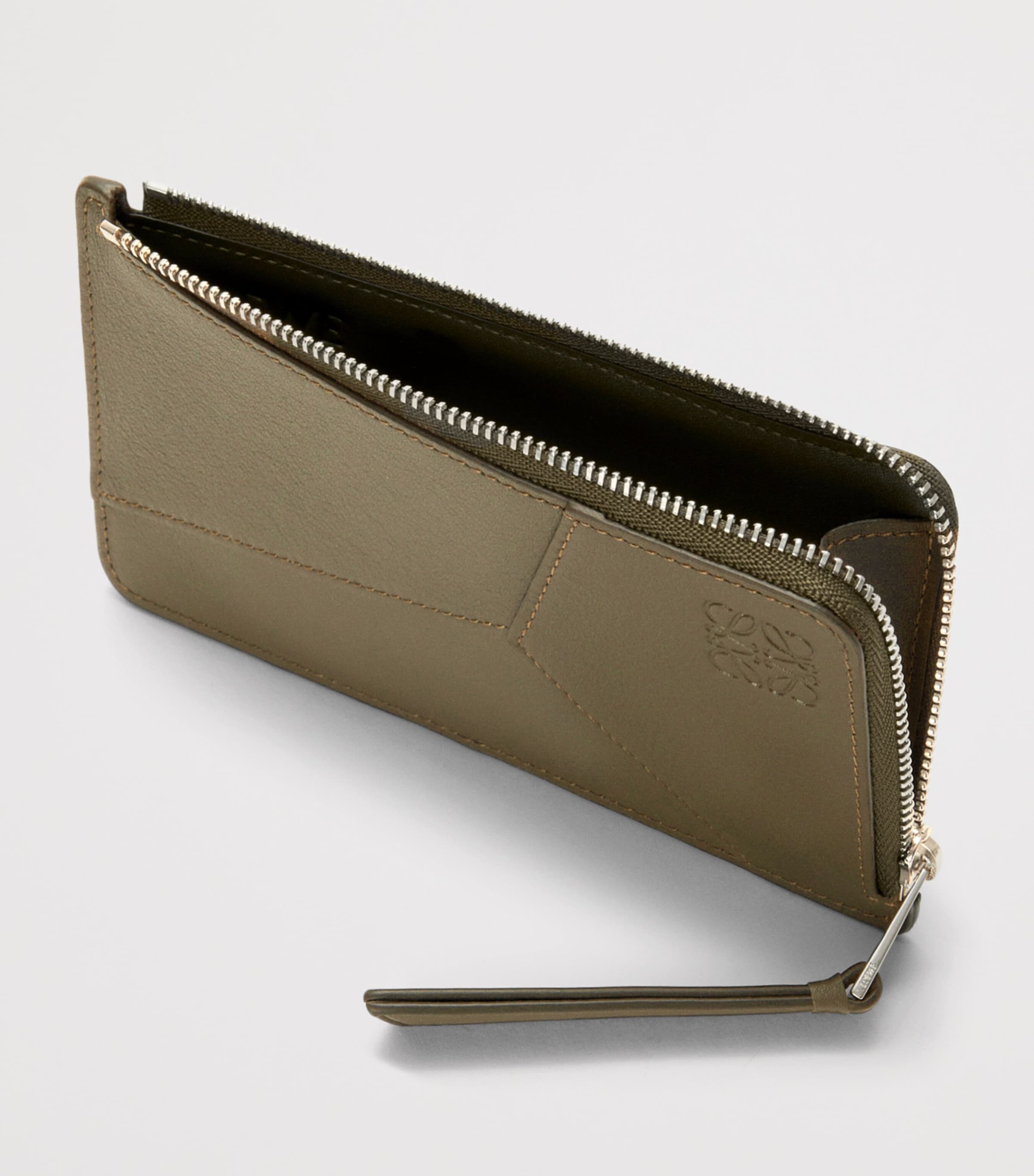 LOEWE Green Leather Puzzle Edge Coin Card Holder | Harrods ZA