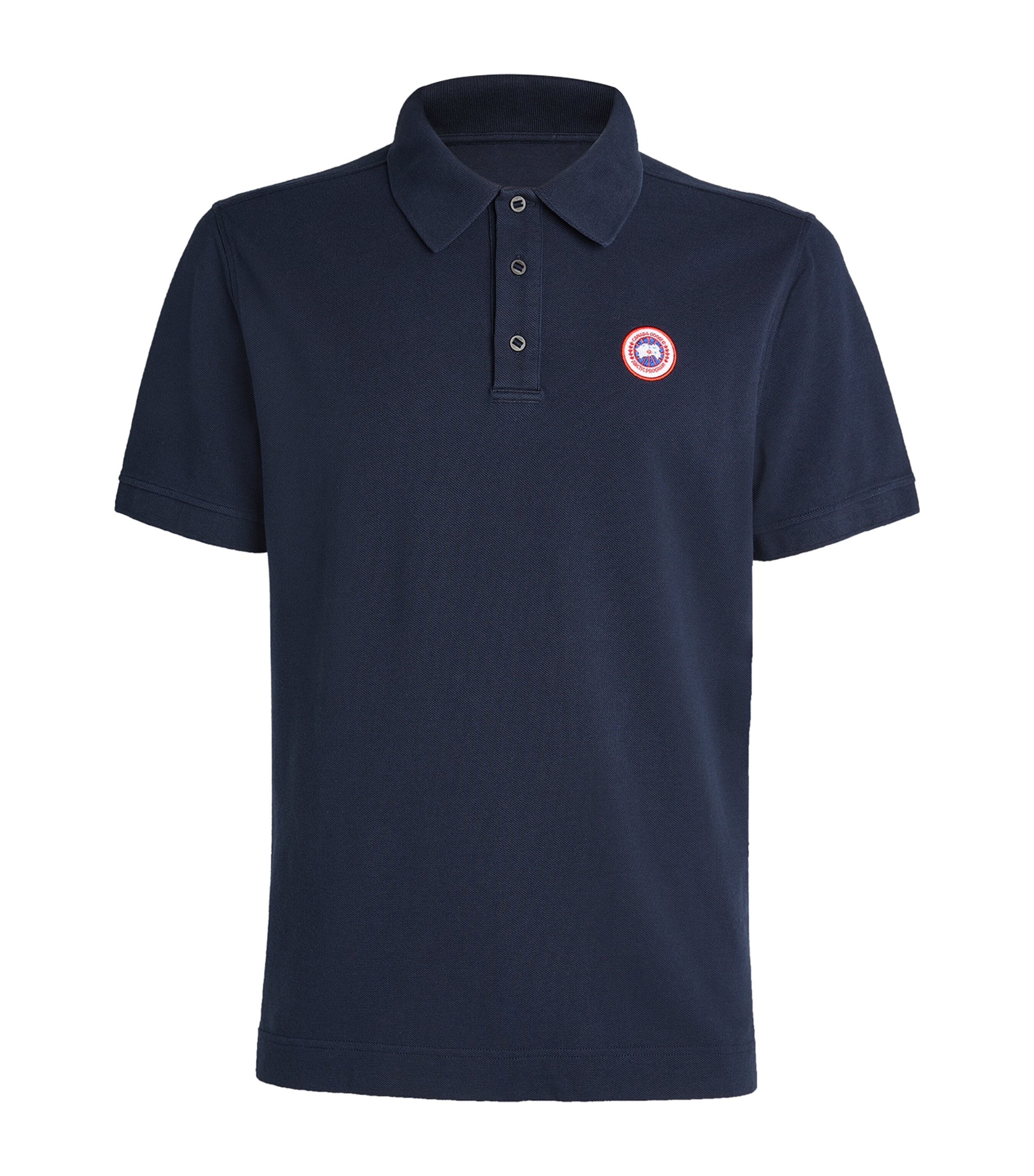 Canada Goose Navy Logo Beckley Polo Shirt | Harrods US