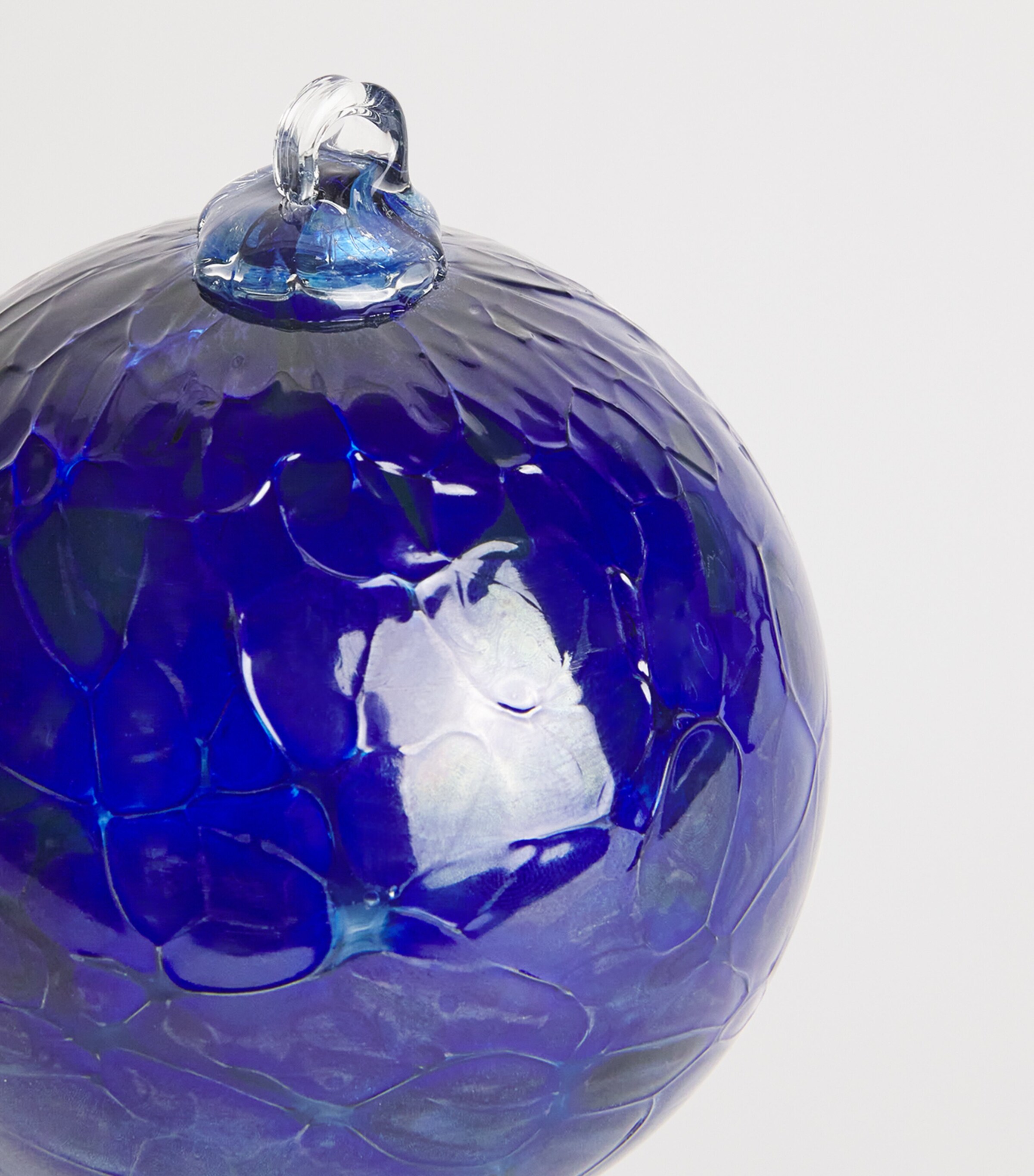 Harrods Glass Textured Bauble | Harrods AU