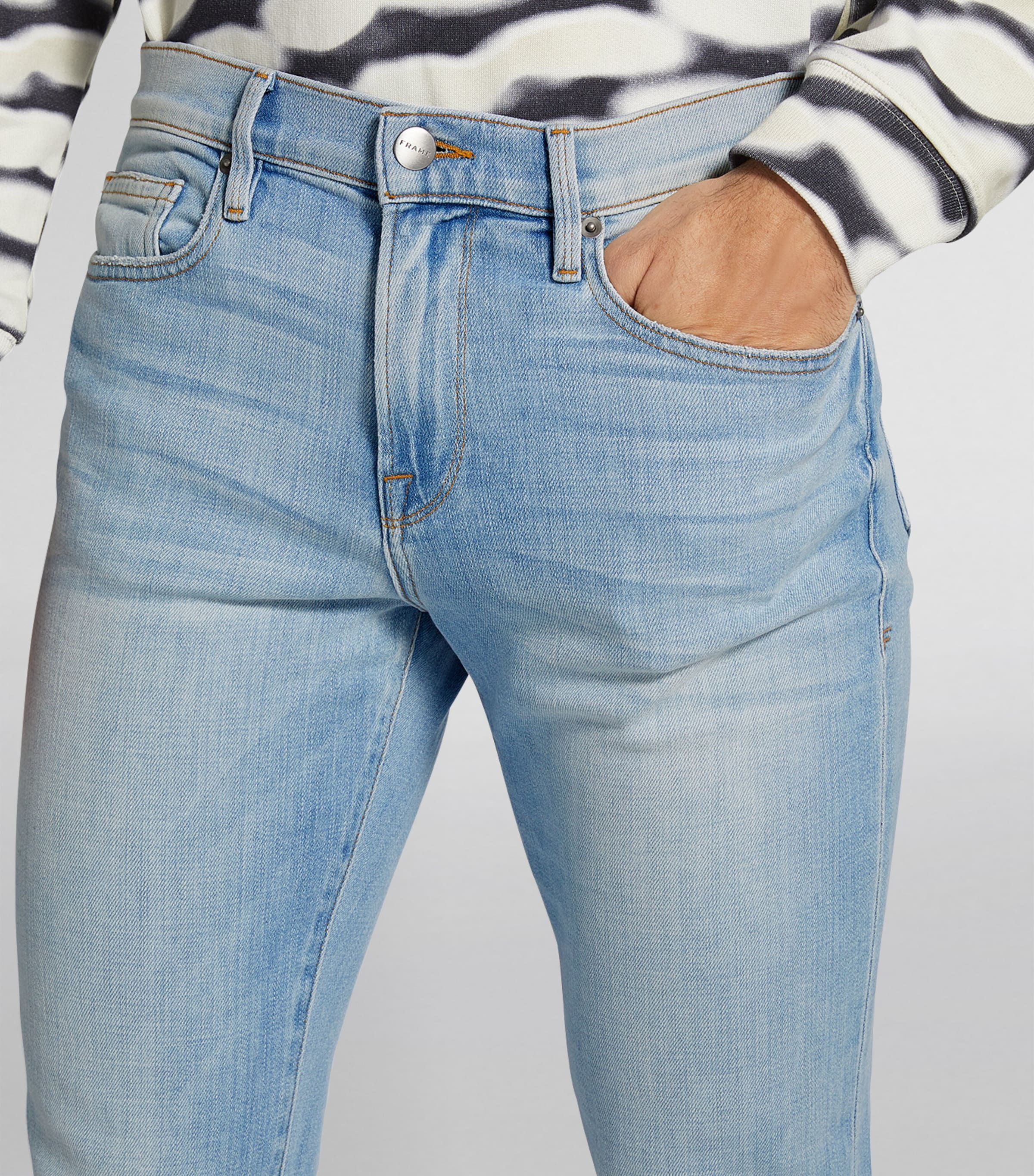 FRAME Blue L'Homme Slim Jeans | Harrods CA