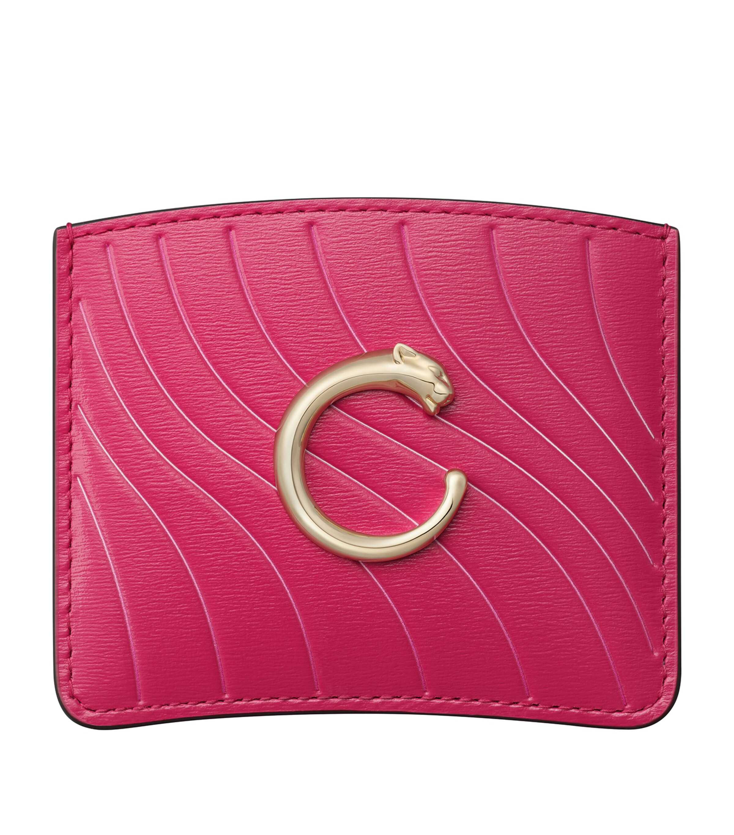 Cartier Burgundy Panthère de Cartier Simple Card Holder | Harrods UK