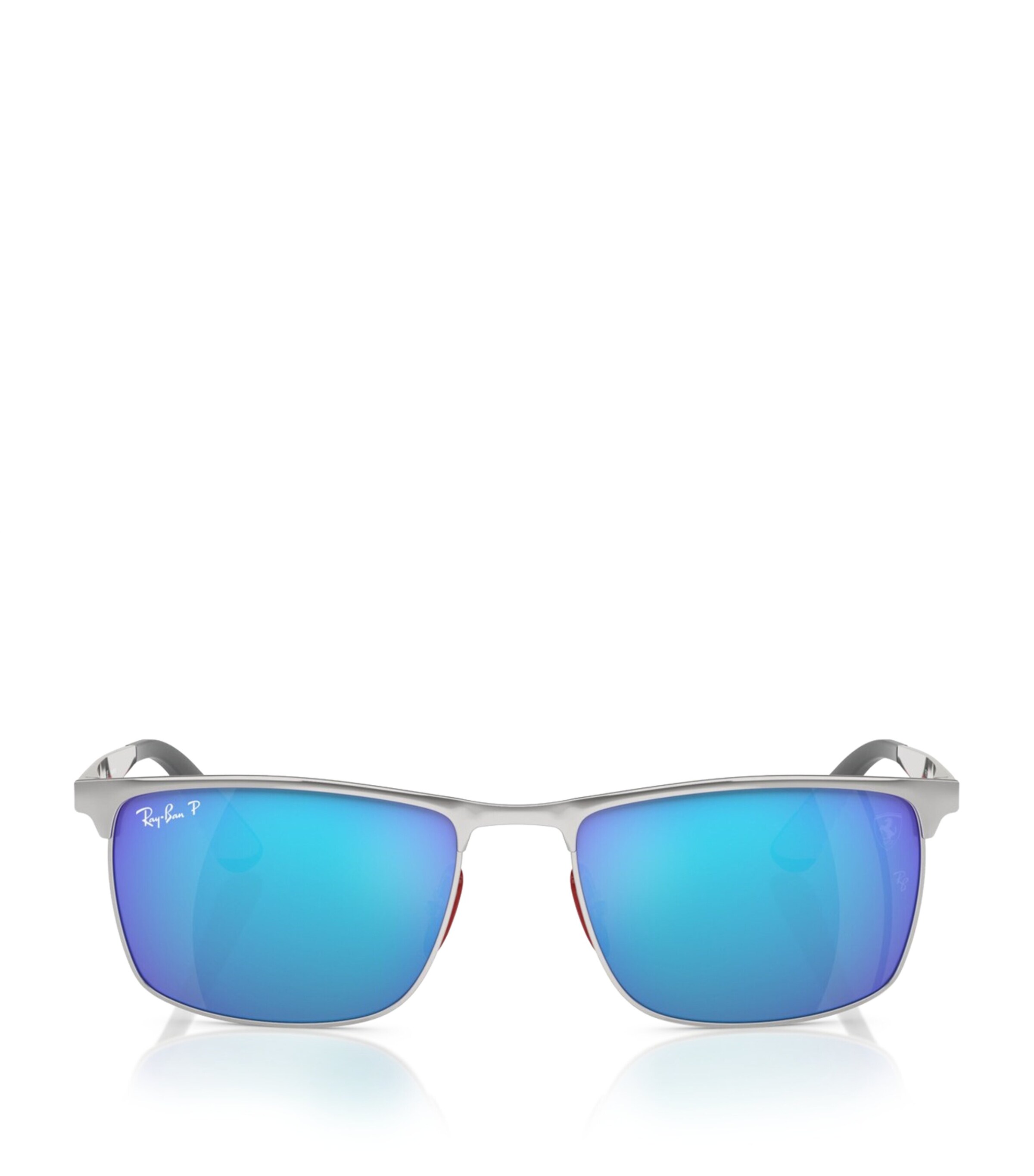 Ray-Ban Silver Metal RB3726M Scuderia Ferrari Collection Sunglasses ...