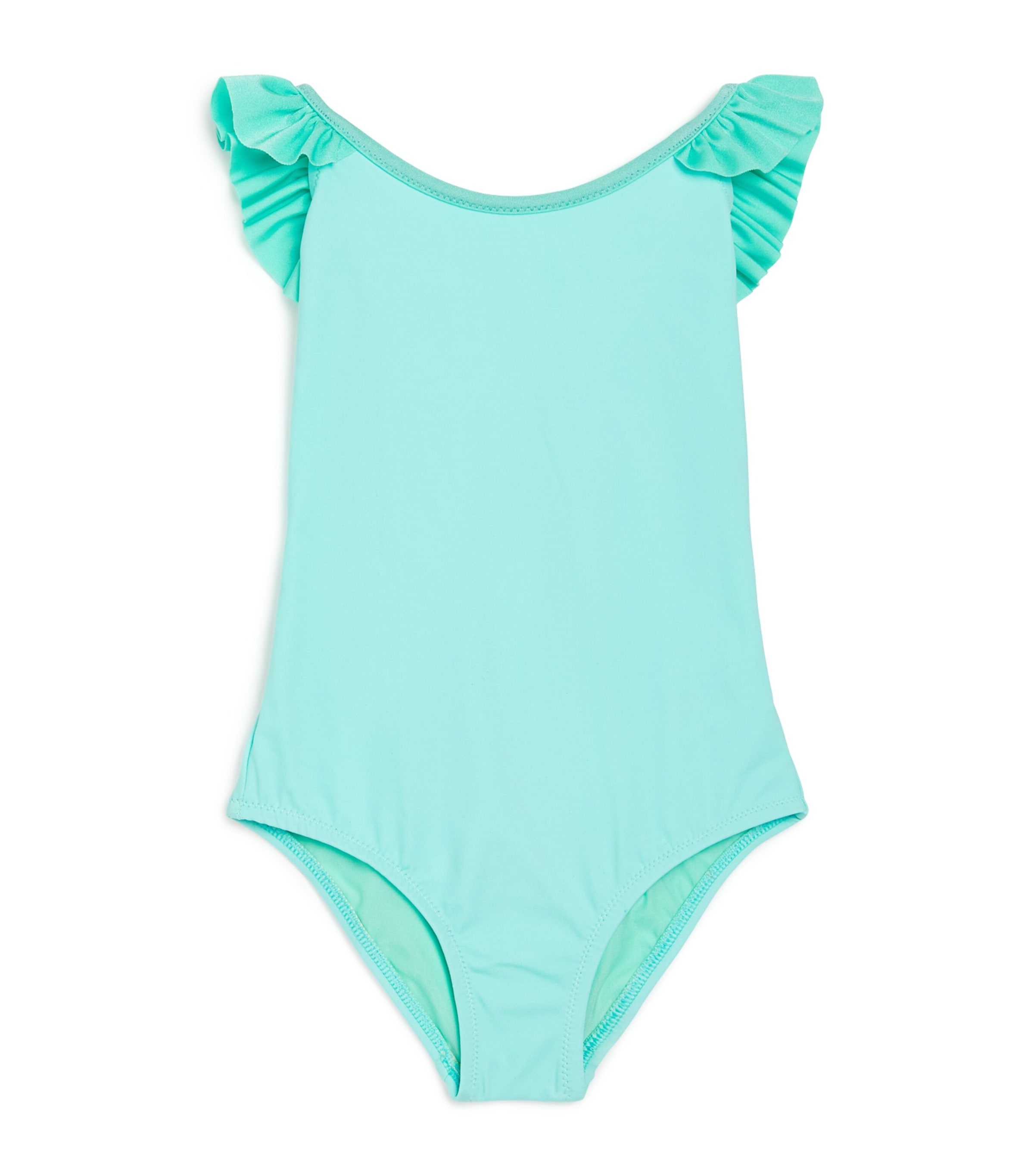 Lison Paris Blue Ruffled Bora Bora Swimsuit | Harrods UK