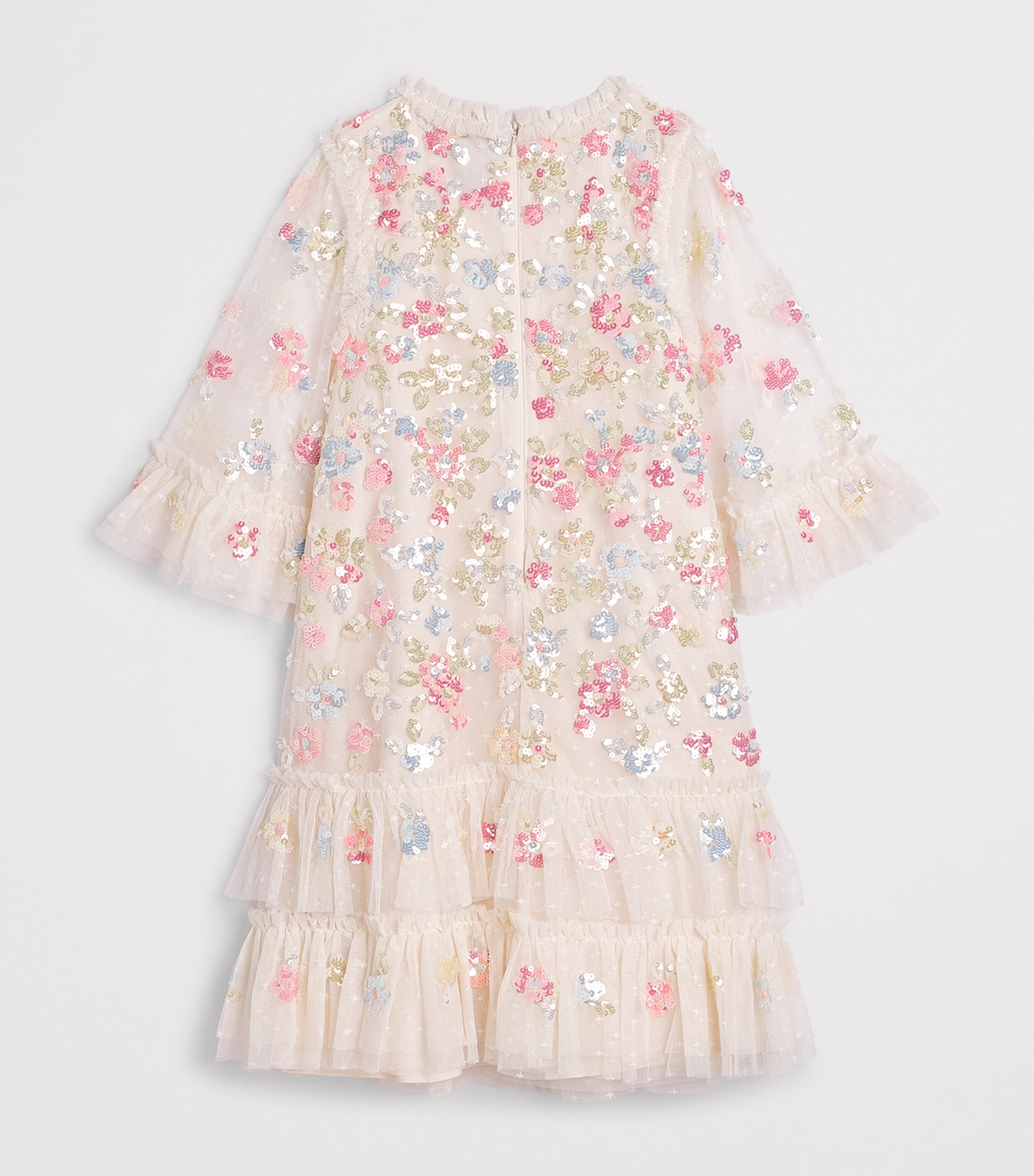 Needle & Thread Ivory Sequin Bloom Dress (3-6 Years) | Harrods US