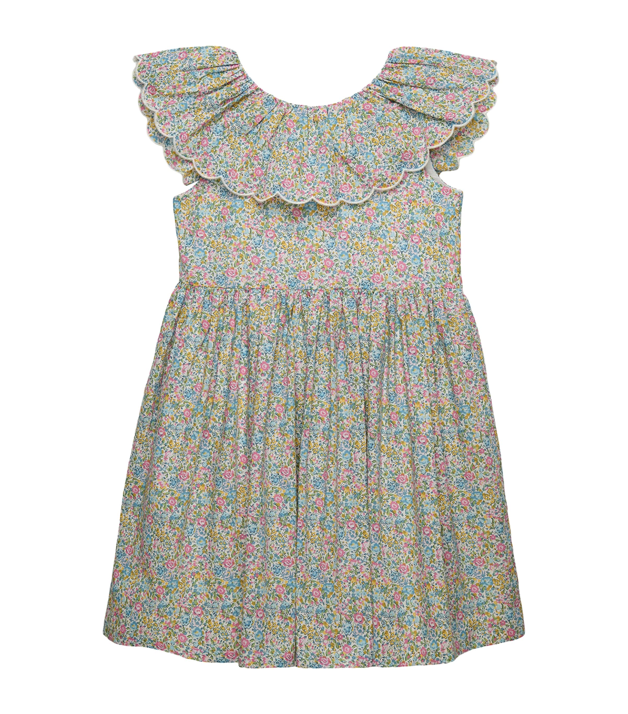 Trotters Pink Cotton Liberty Print Willow Dress (2-5 Years) | Harrods CA