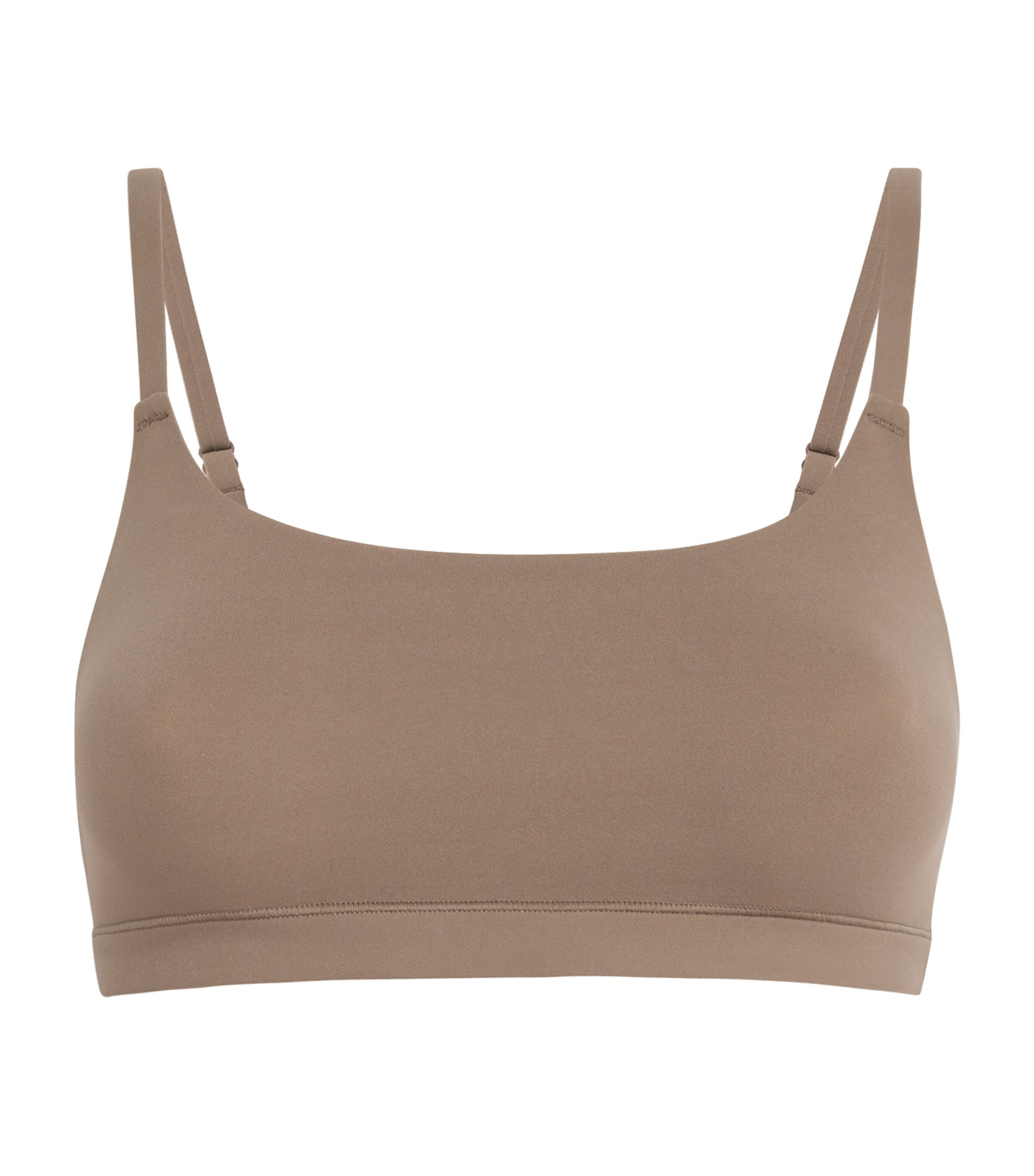 Skims Brown Fits Everybody Scoop-Neck Bralette | Harrods IL