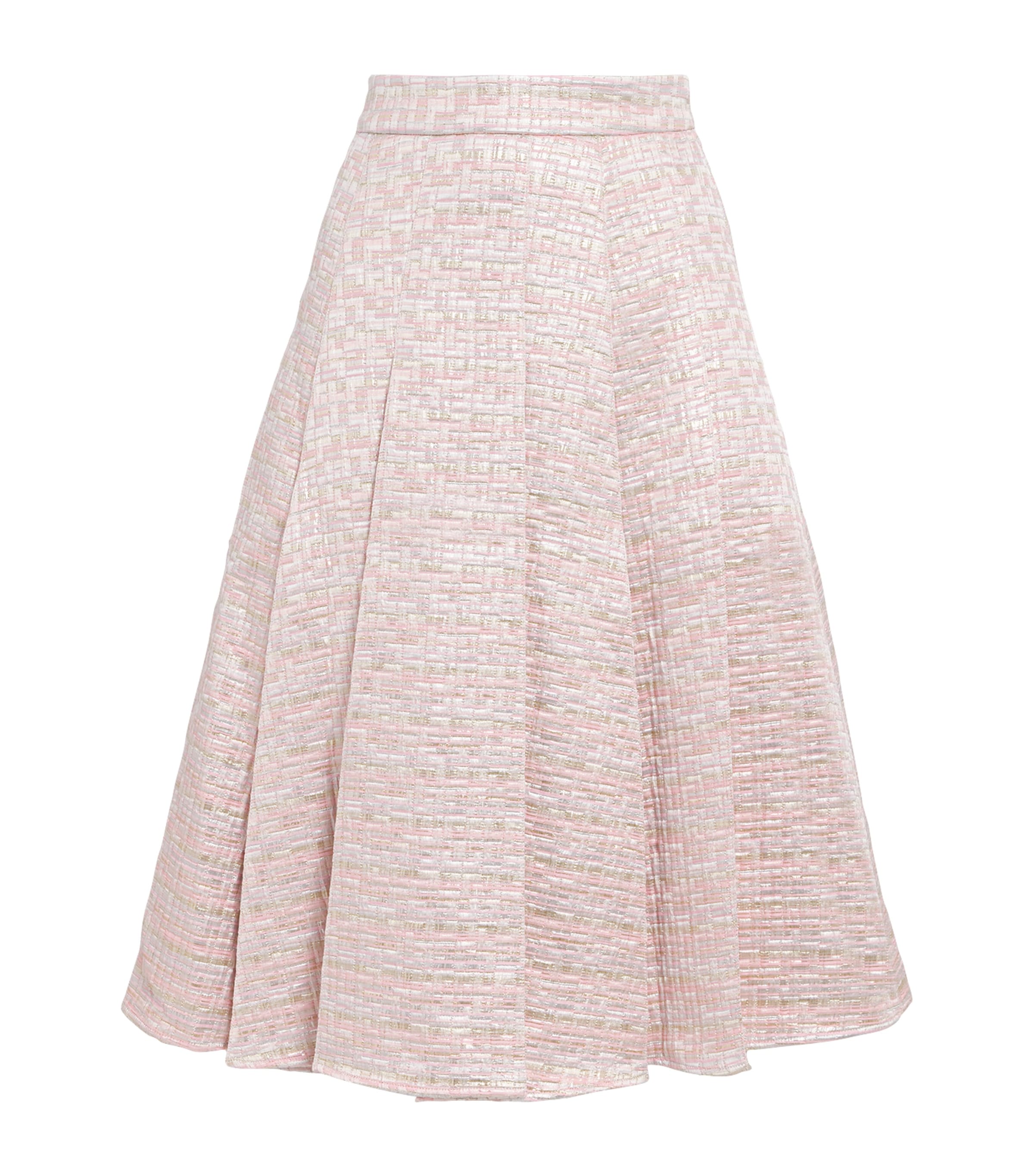 Huishan Zhang Multi Tweed Fay Midi Skirt | Harrods UK