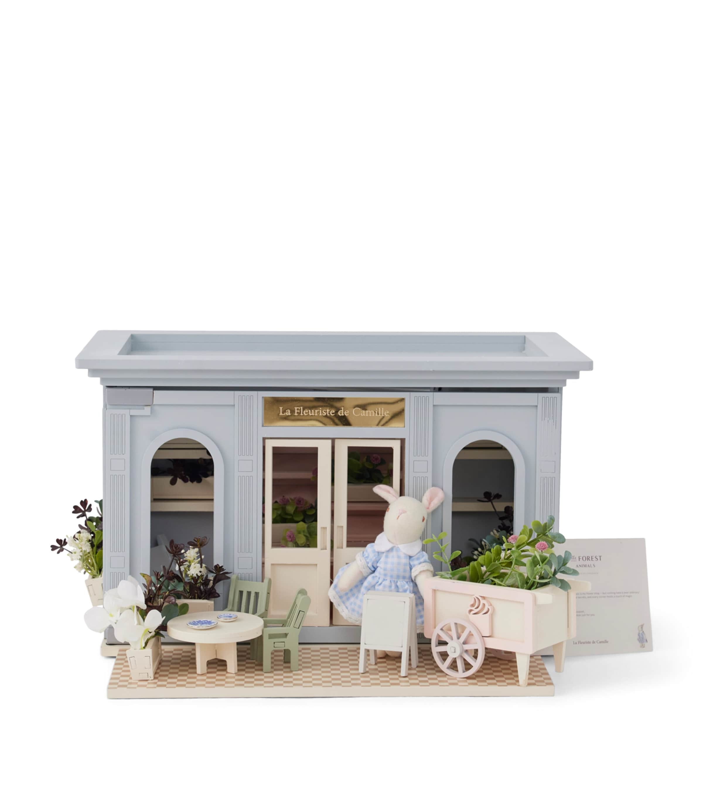Little Forest Animals Flower Shop Dollhouse (40cm) | Harrods CA