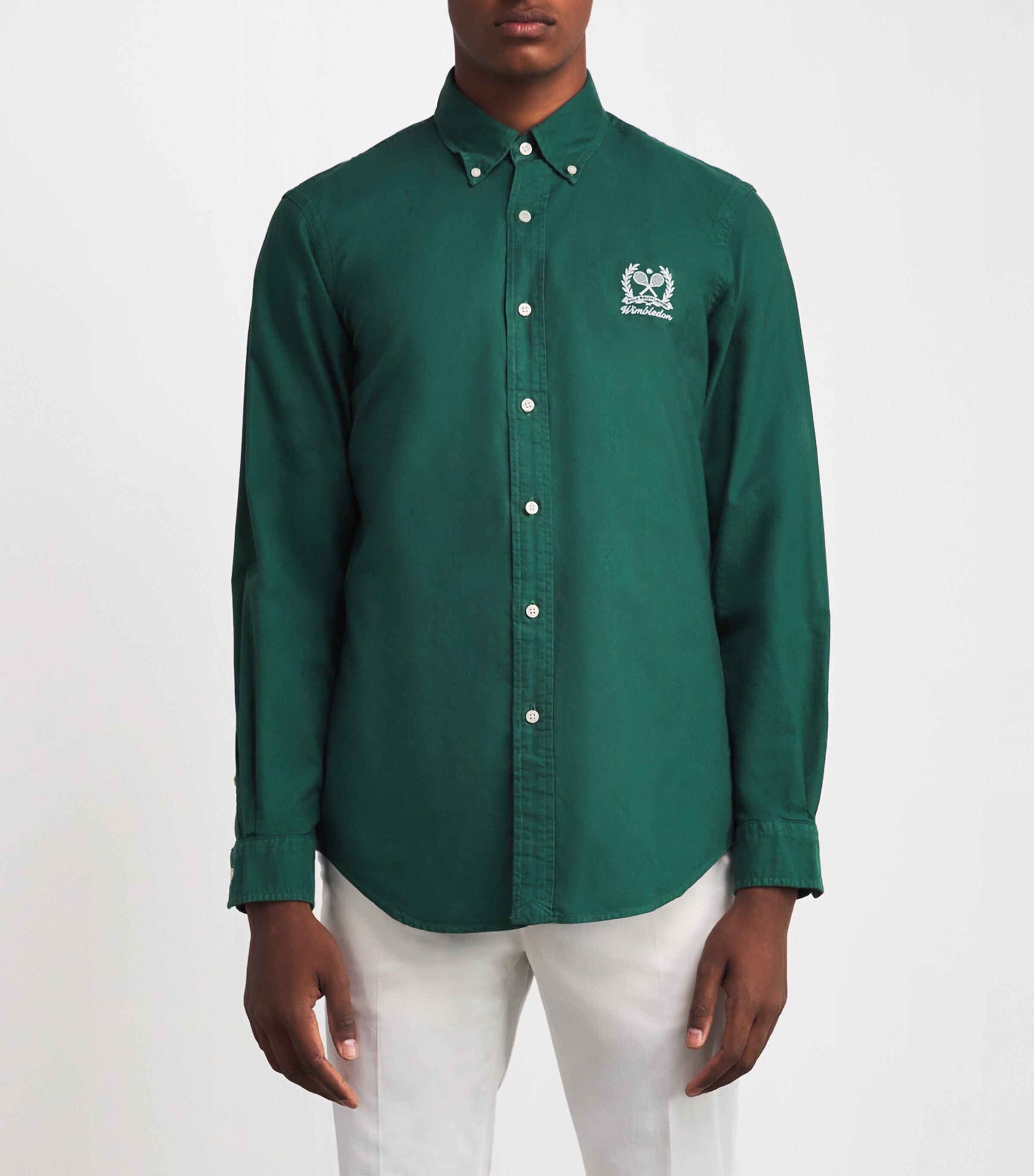 Polo Ralph Lauren Green x Wimbledon Logo Shirt | Harrods UK