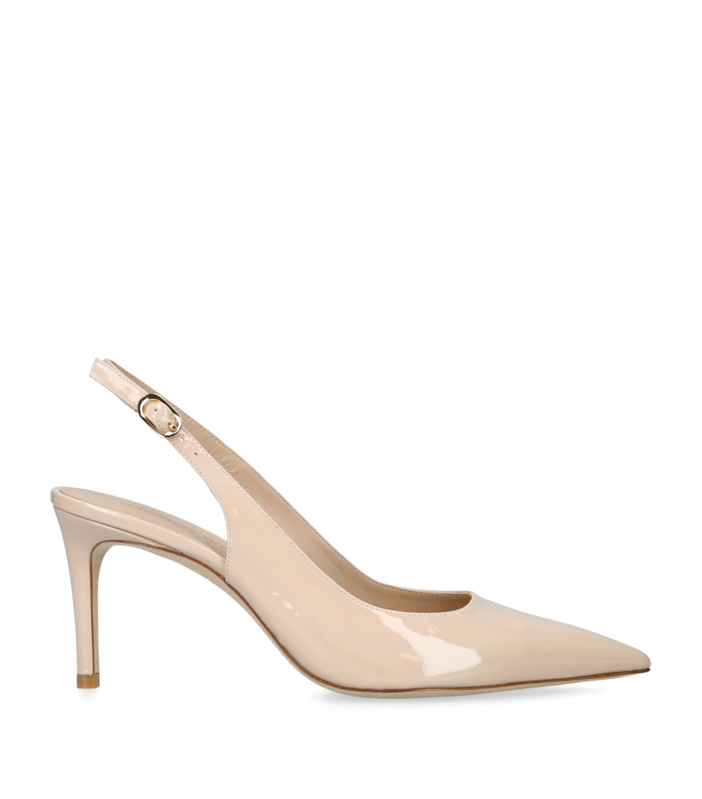Stuart Weitzman Beige Stuart Slingback Heels 75 | Harrods HK