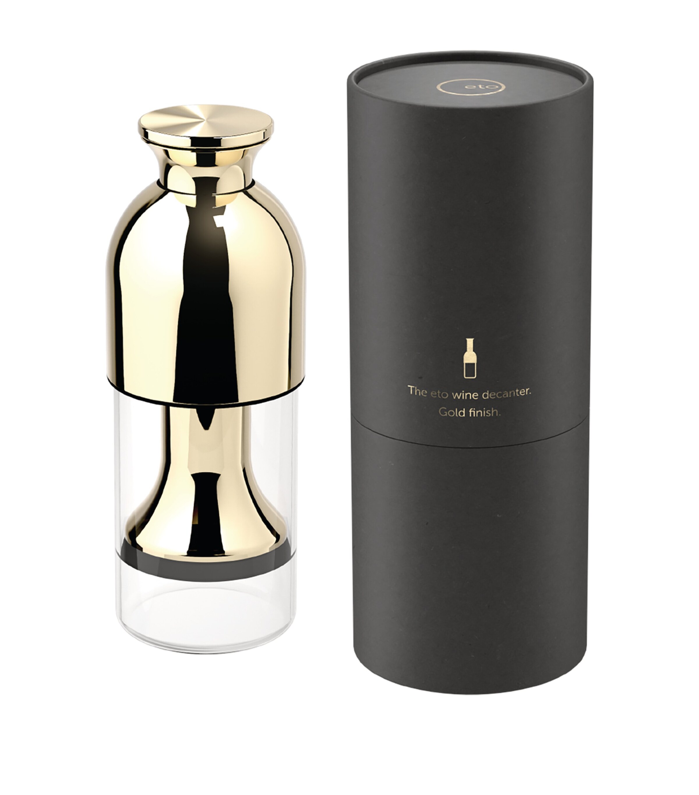 eto Gold-Tone Wine Decanter (750ml) | Harrods UK