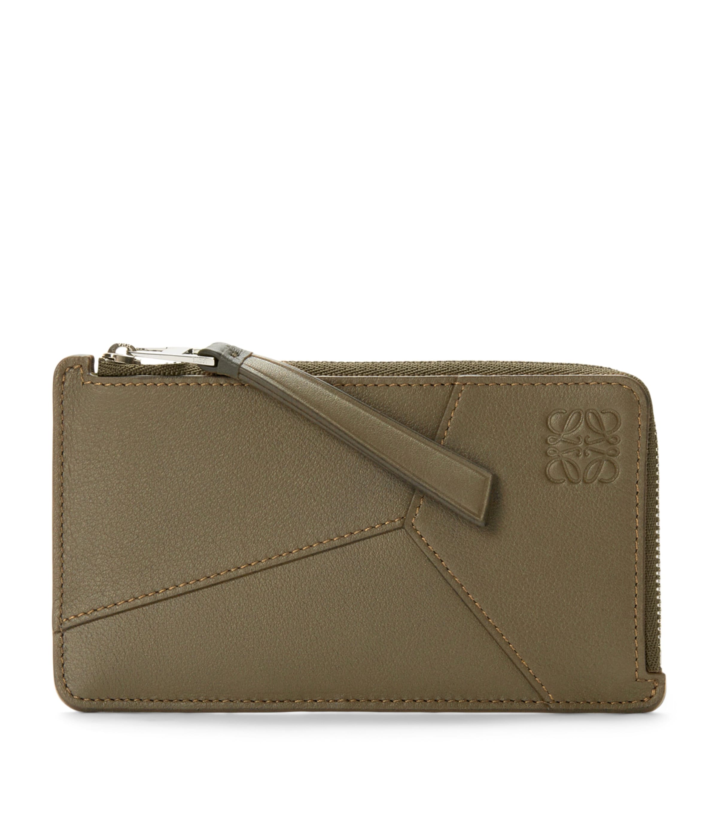 LOEWE Green Leather Puzzle Edge Coin Card Holder | Harrods ZA