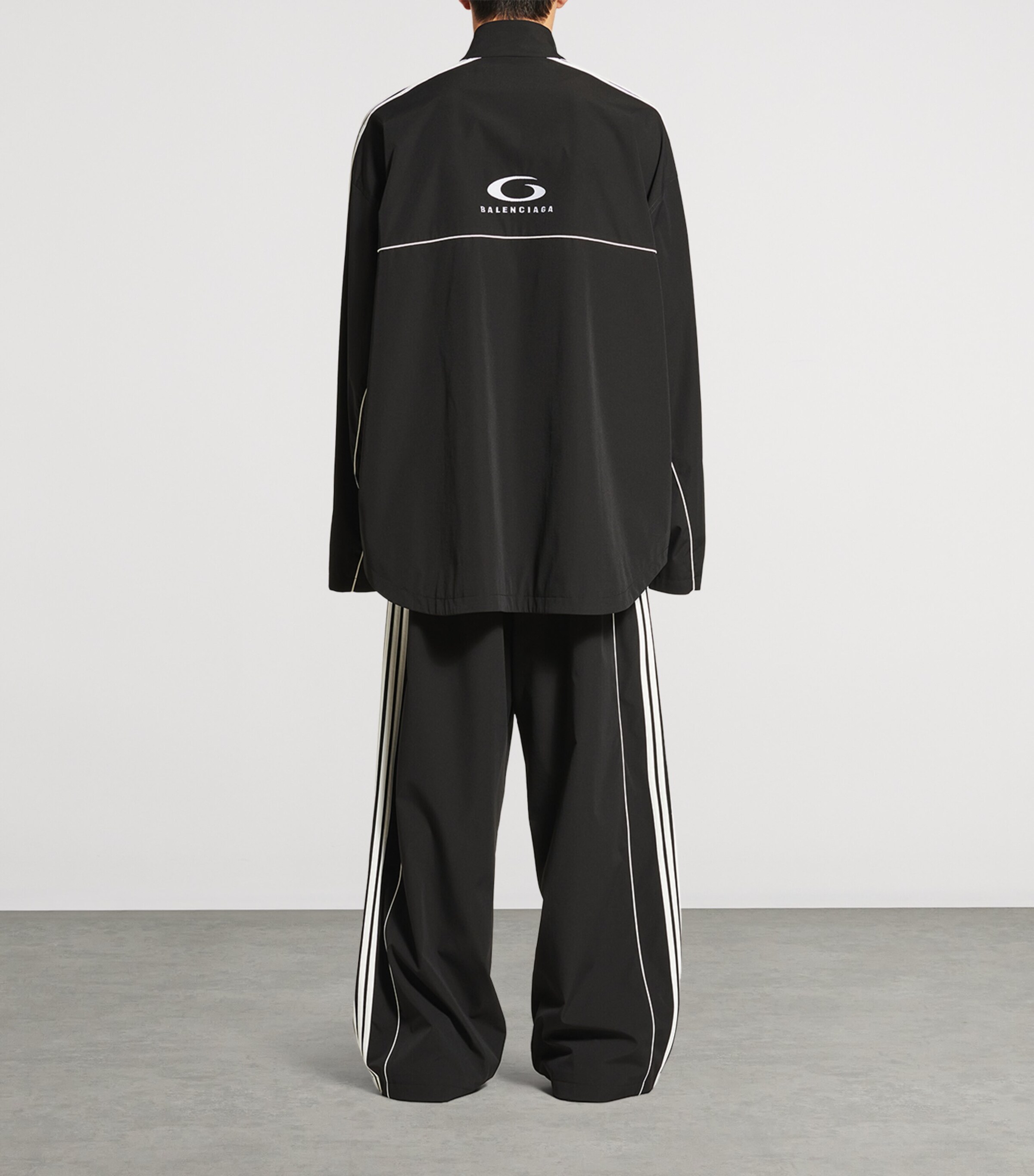 Balenciaga Technical Oversized Track Jacket | Harrods US Balenciaga Technical Oversized Track Jacket | Harrods US