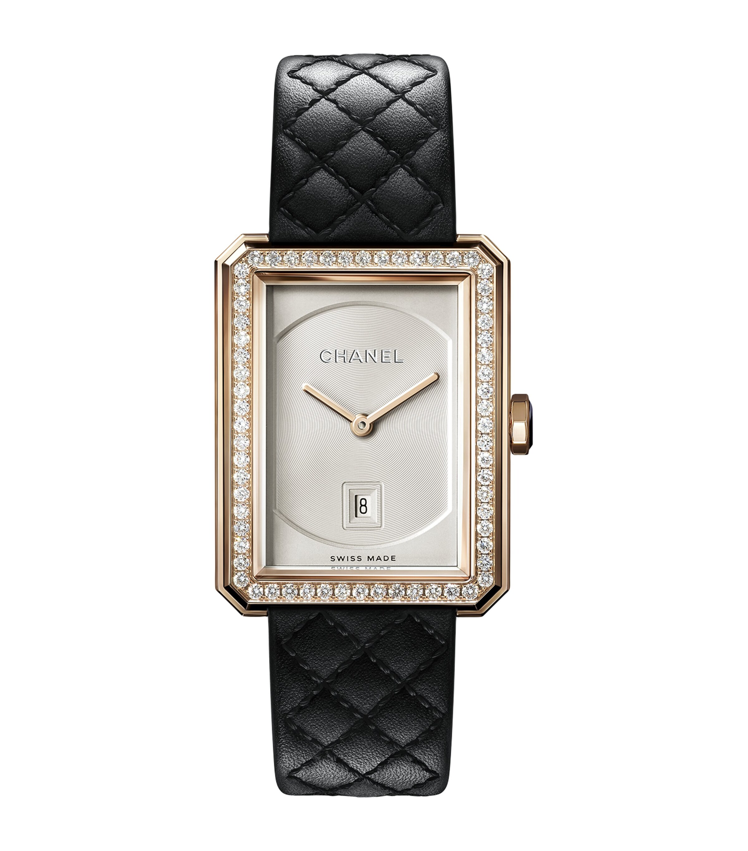 CHANEL Yellow Gold and Diamond BOY·FRIEND Watch 34.6mm | Harrods US
