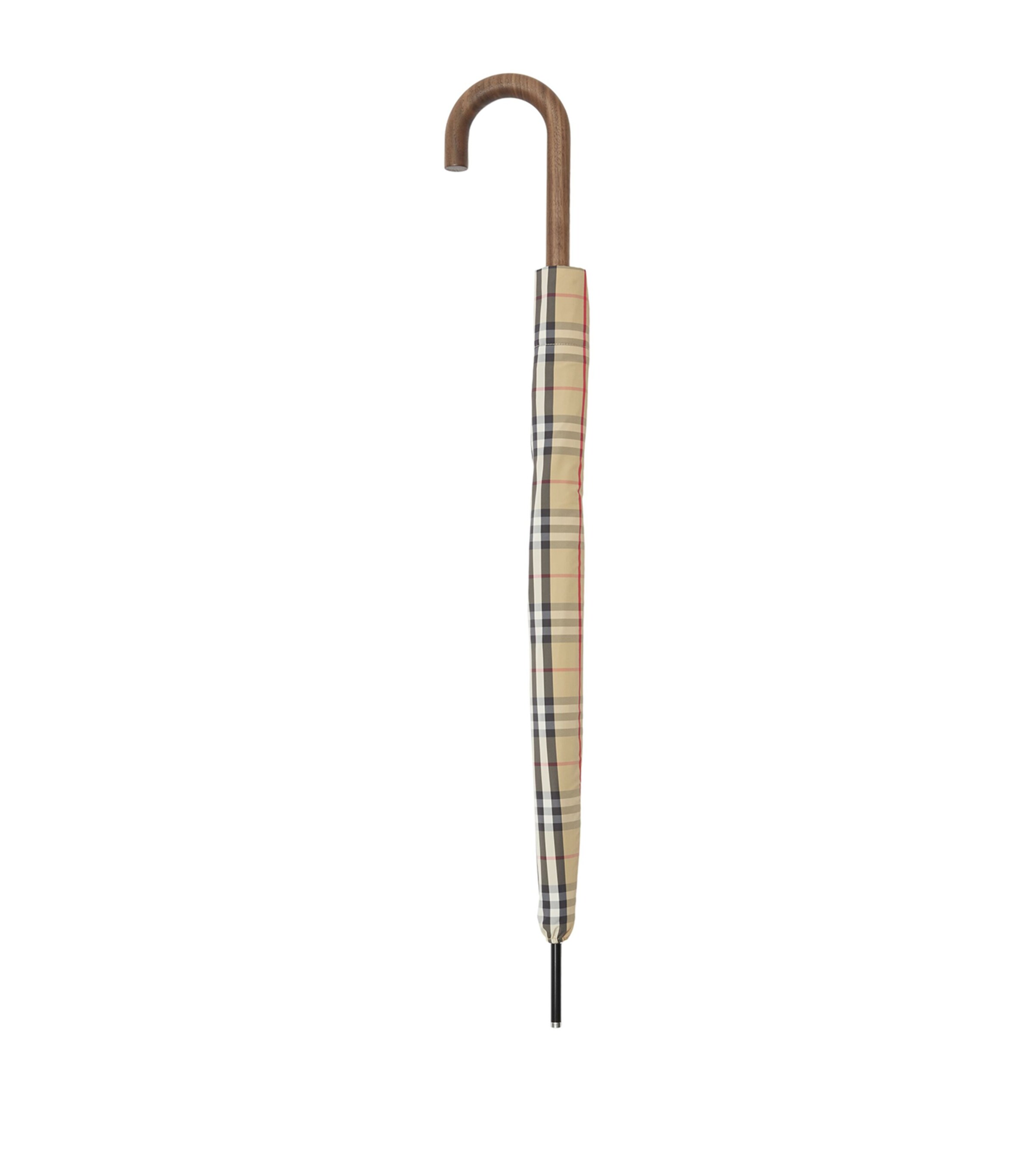 Burberry Beige Nylon Check Umbrella | Harrods UK