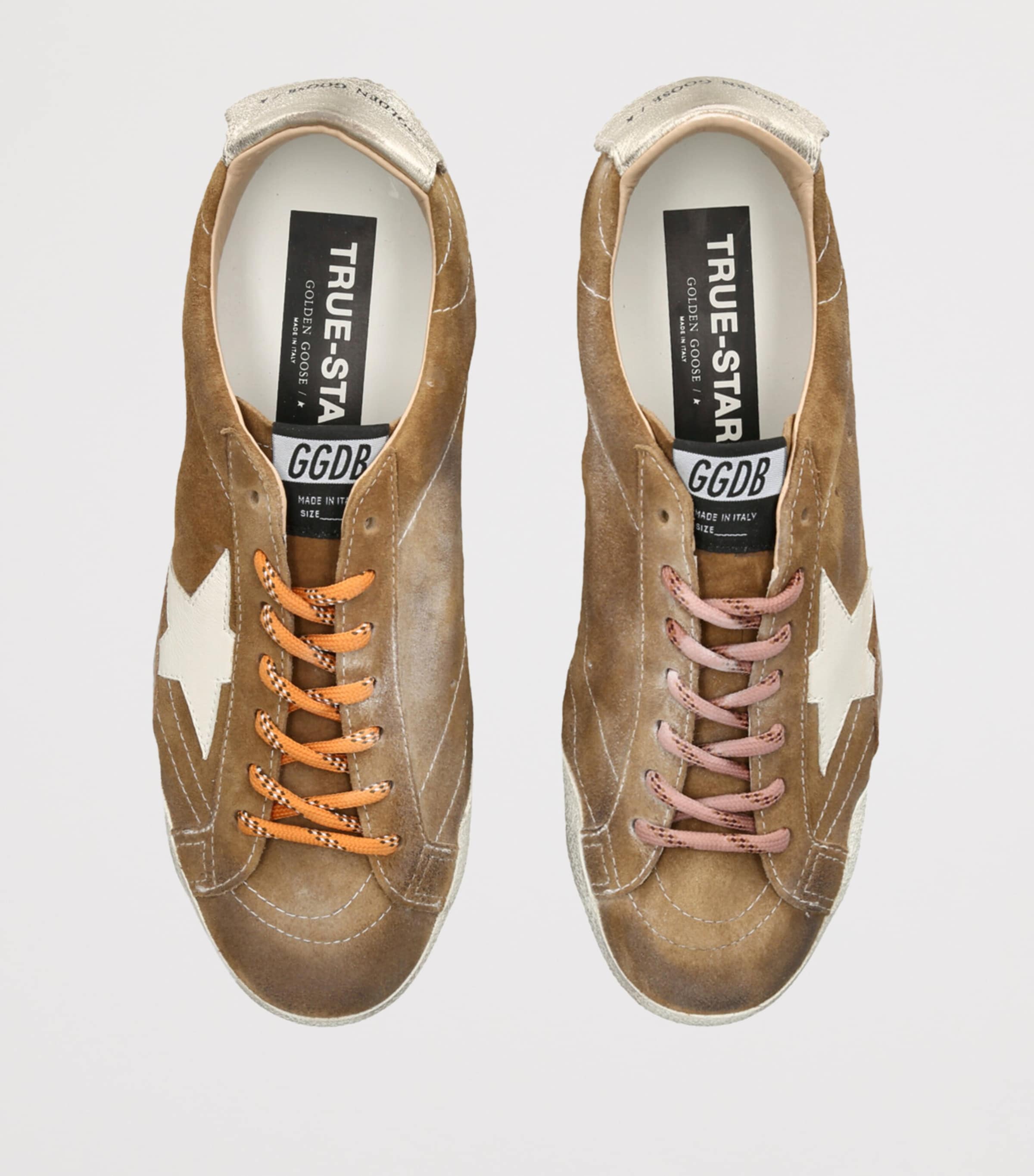 Golden Goose Beige Suede True Star Sneakers | Harrods DE