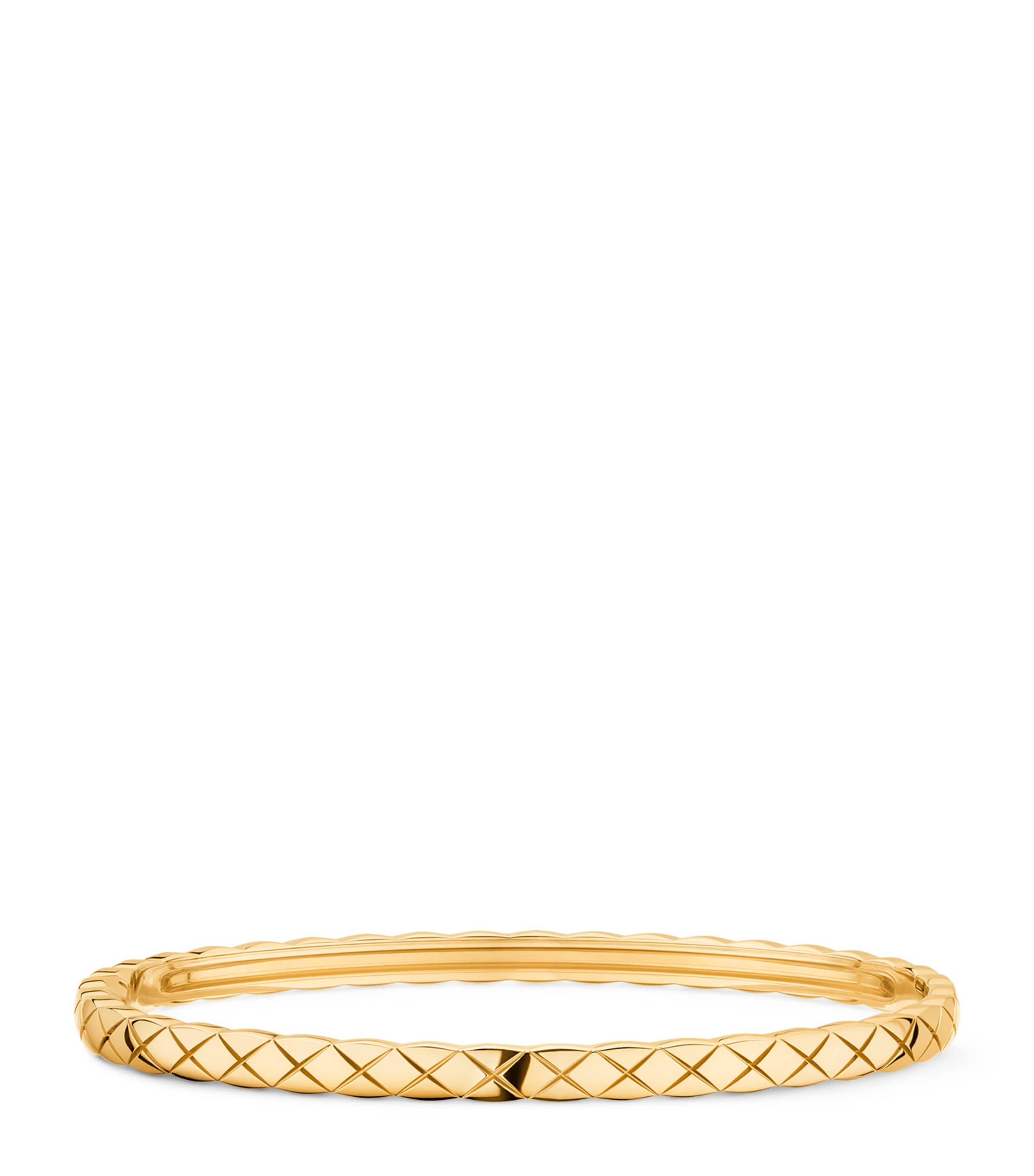 CHANEL Yellow Gold Coco Crush Bangle | Harrods US