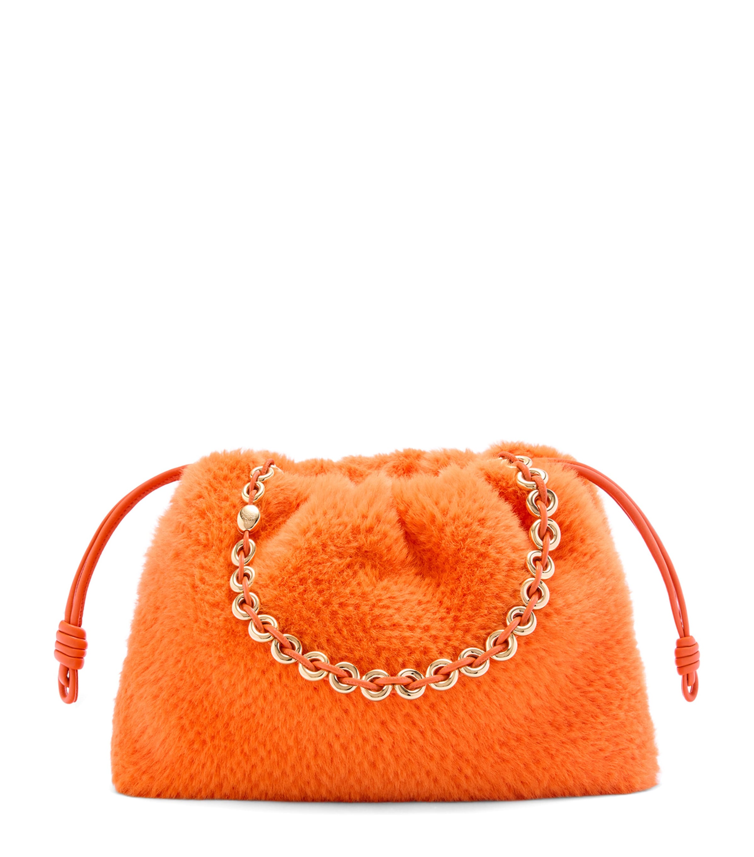 LOEWE Large Fluffy Flamenco Clutch Bag | Harrods US