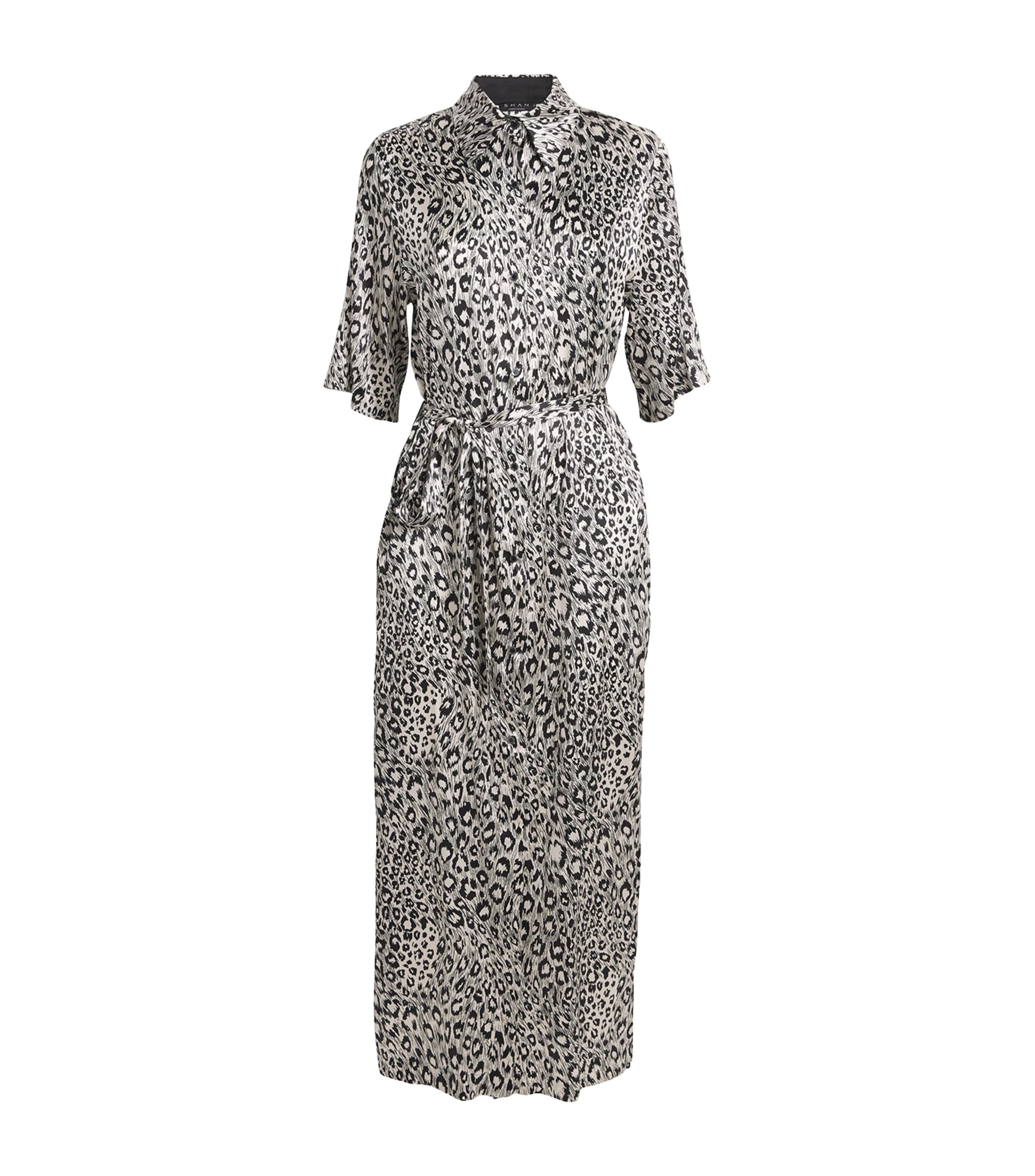 Shan Multi Silk-Blend Shirt Dress | Harrods AU