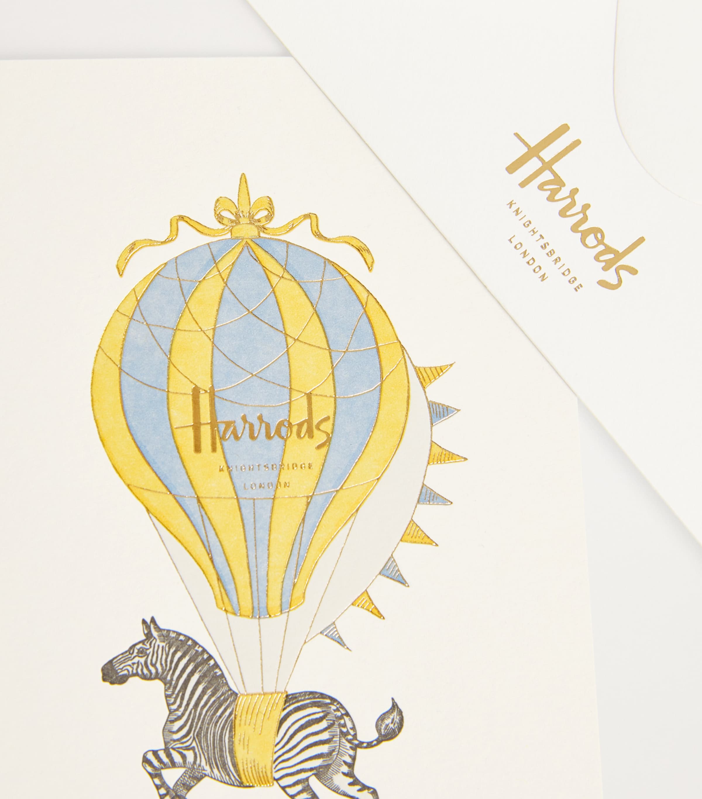 Harrods Zebra Cards (Pack of 5) | Harrods UK