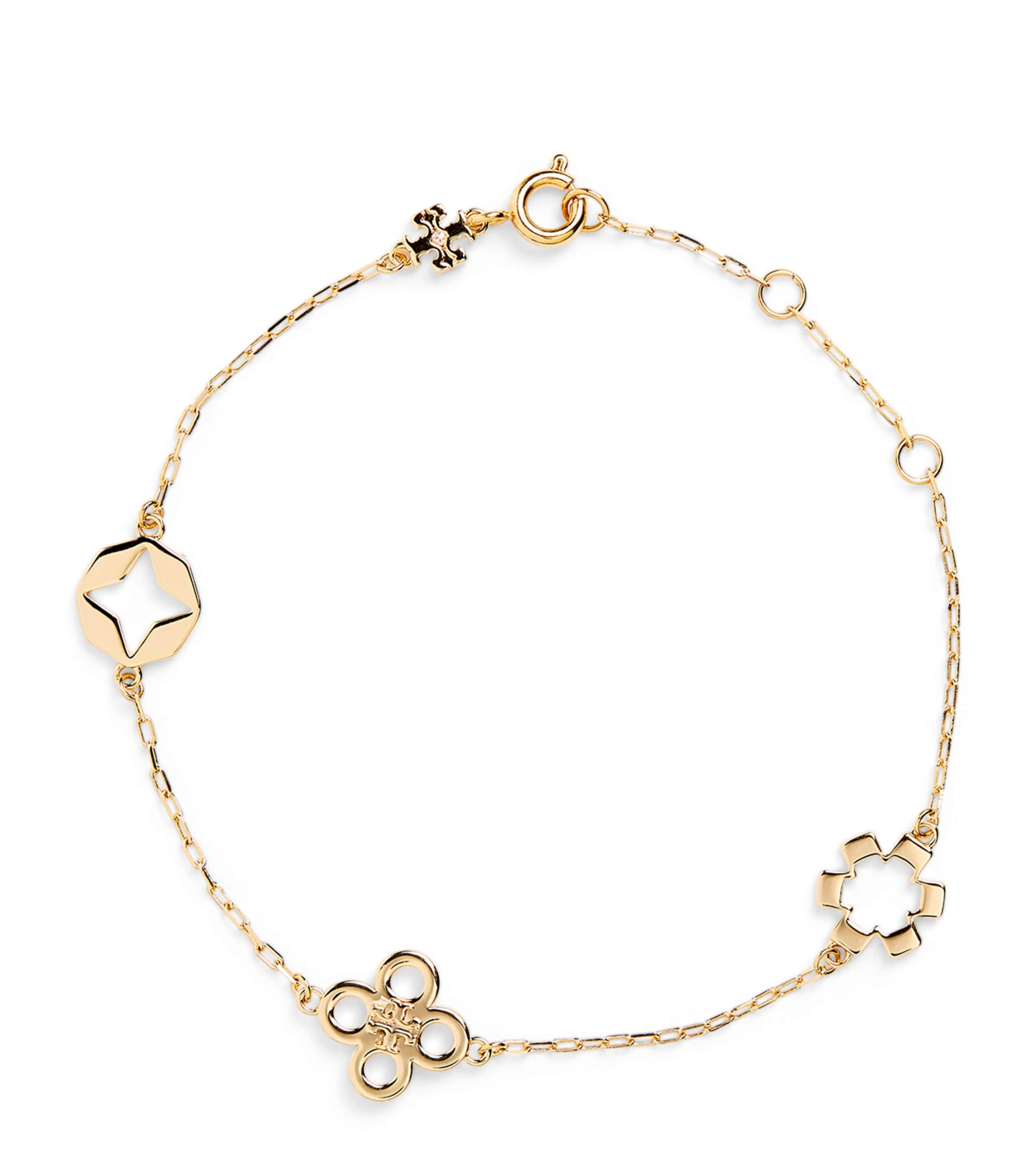 Tory Burch Gold-Plated Forget Me Not Bracelet | Harrods CN